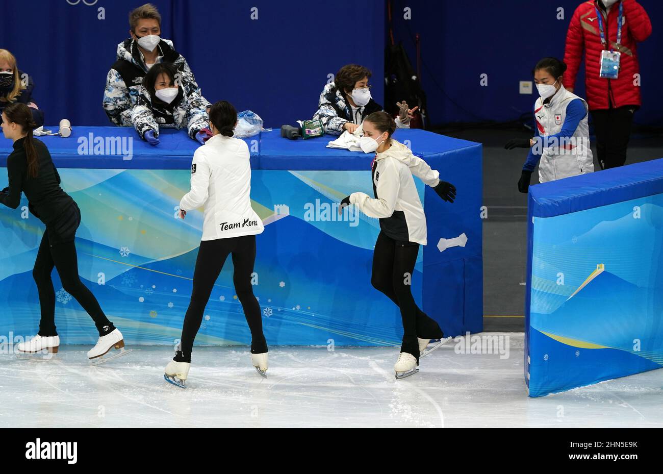 Russian Olympic Committee's Kamila Valieva during the Figure Skating ...