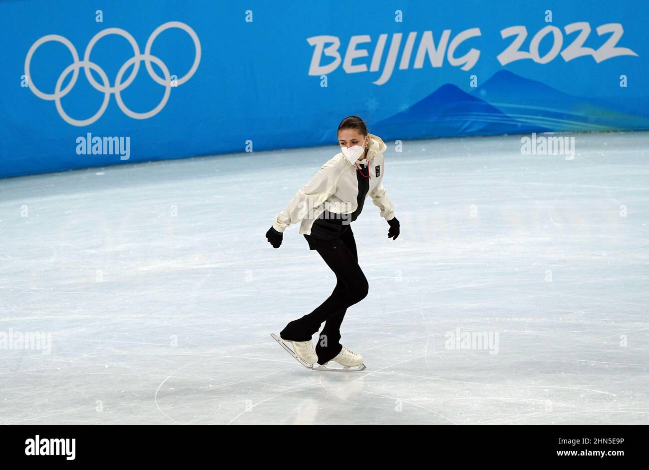 Russian Olympic Committee's Kamila Valieva during the Figure Skating ...