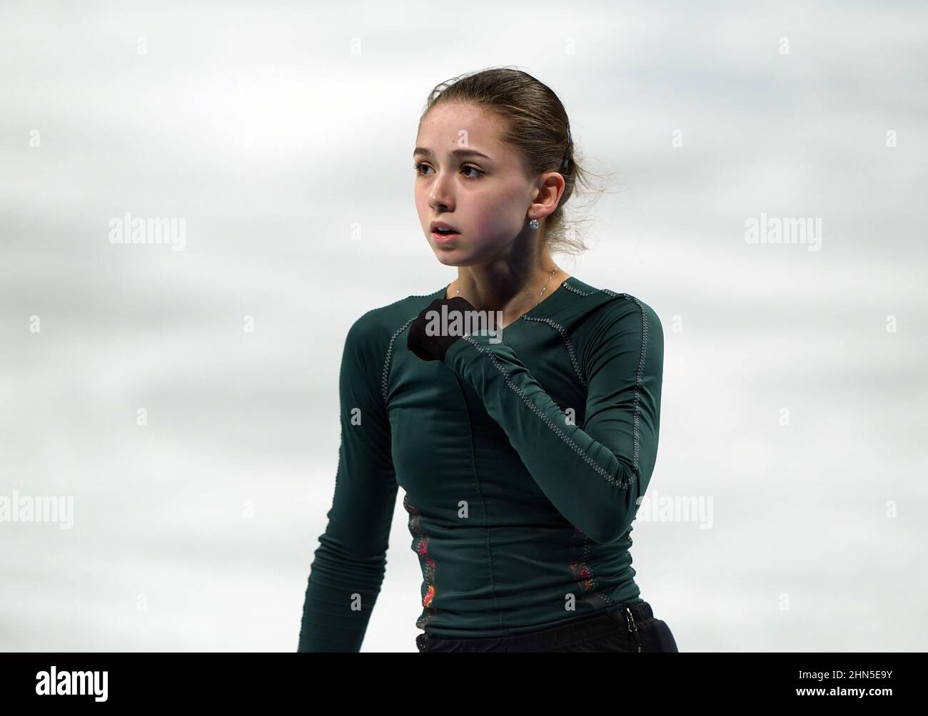 Russian Olympic Committee's Kamila Valieva during the Figure Skating ...