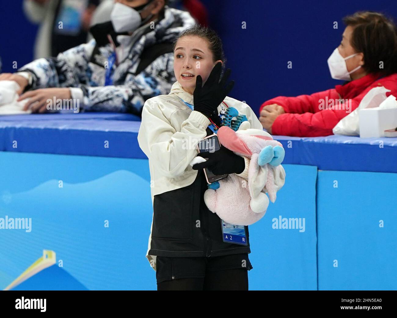 Russian Olympic Committee's Kamila Valieva during the Figure Skating ...