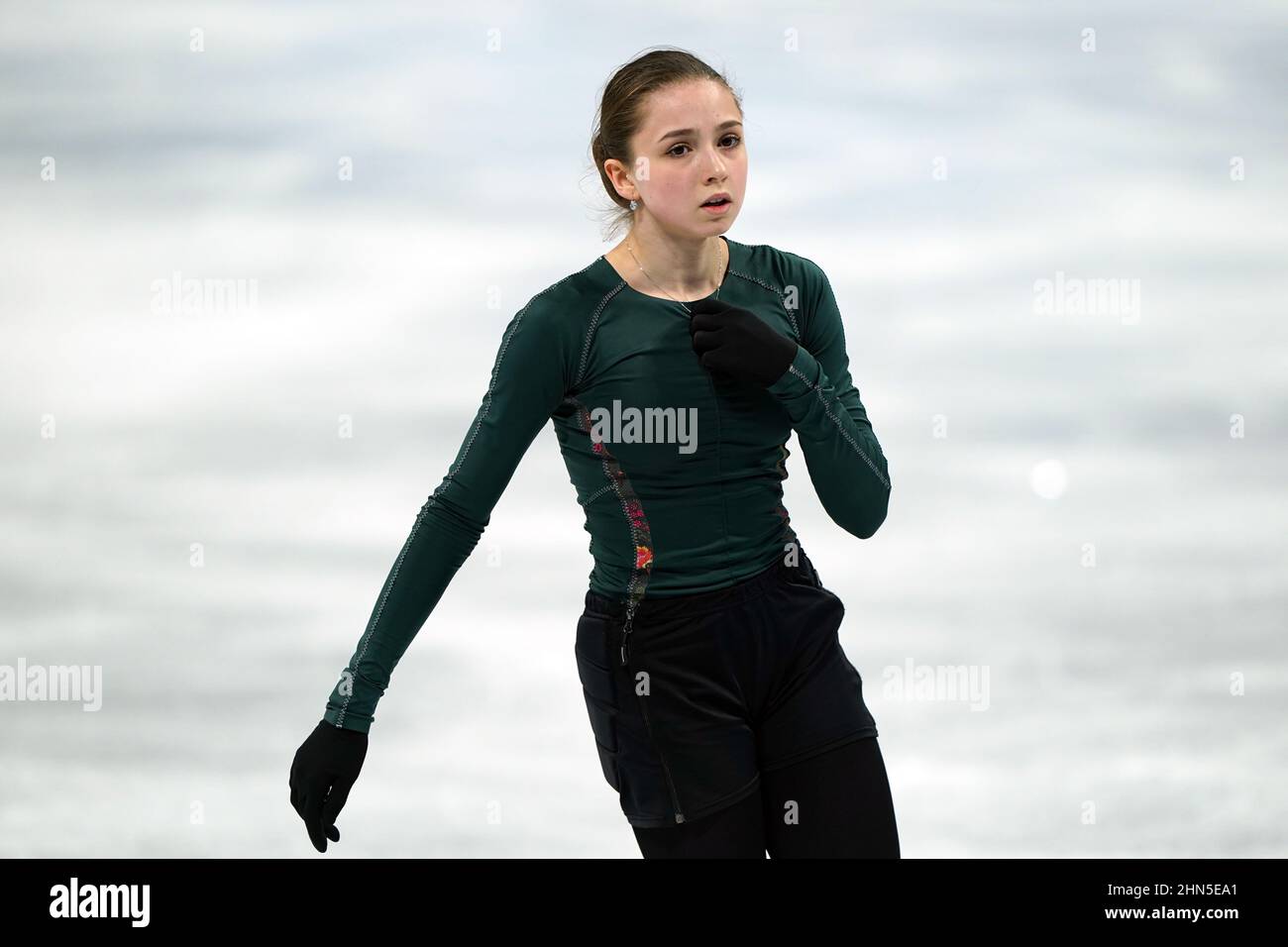 Russian Olympic Committee's Kamila Valieva during the Figure Skating ...