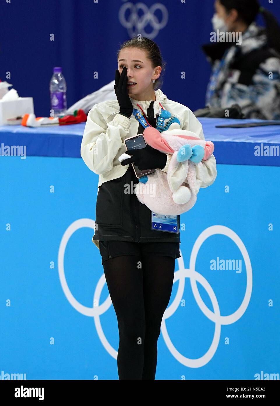 Russian Olympic Committee's Kamila Valieva during the Figure Skating ...