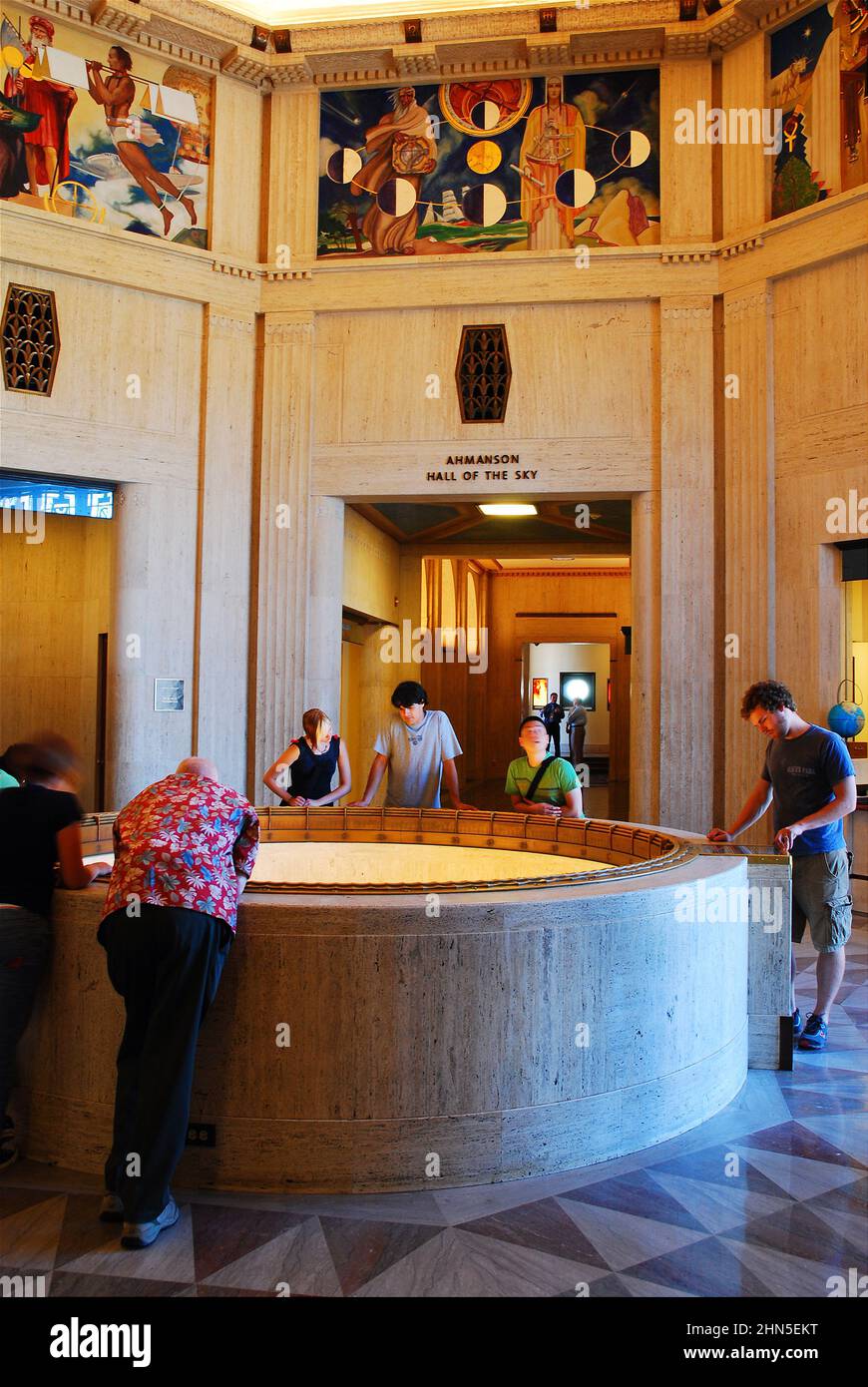 Griffith Observatory Interior Stock Photo - Alamy
