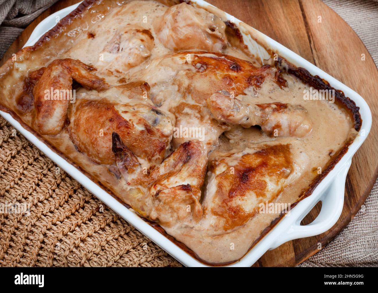Traditional sweet and tangy South African chicken dish made with ...