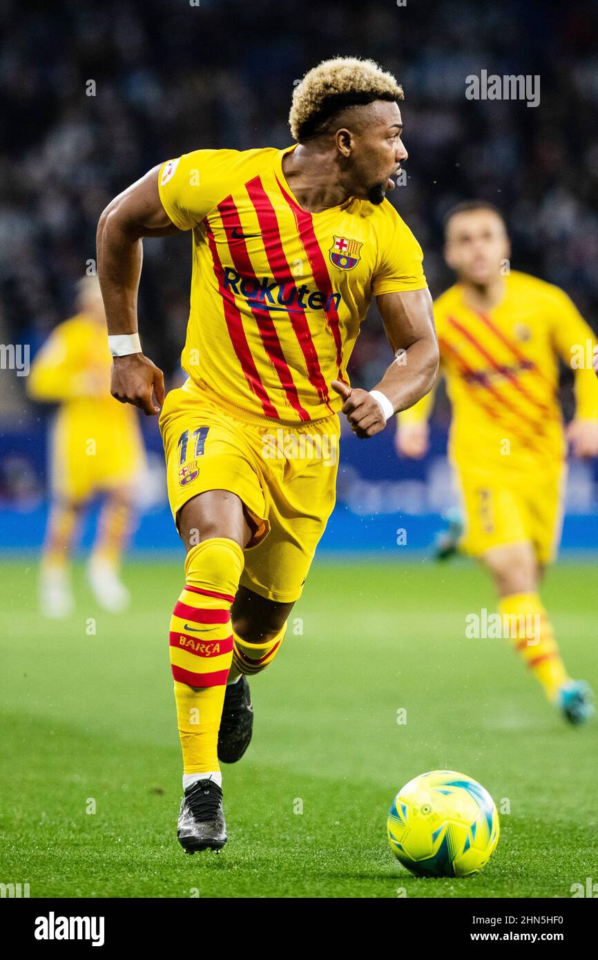 Adama Traore of FC Barcelona during the Spanish championship La Liga ...