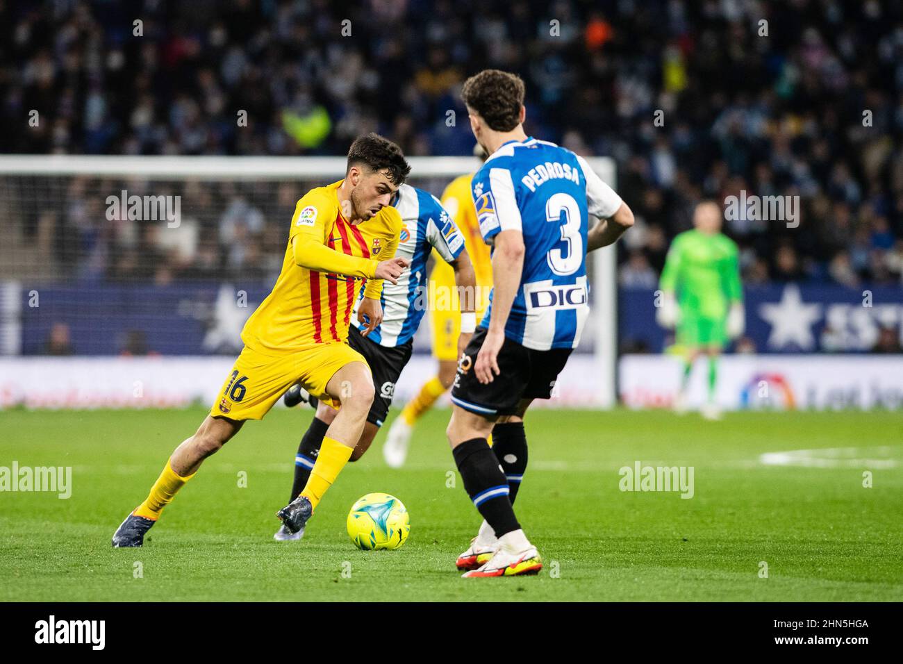Pedro "Pedri" Gonzalez of FC Barcelona during the Spanish championship La Liga football match ...