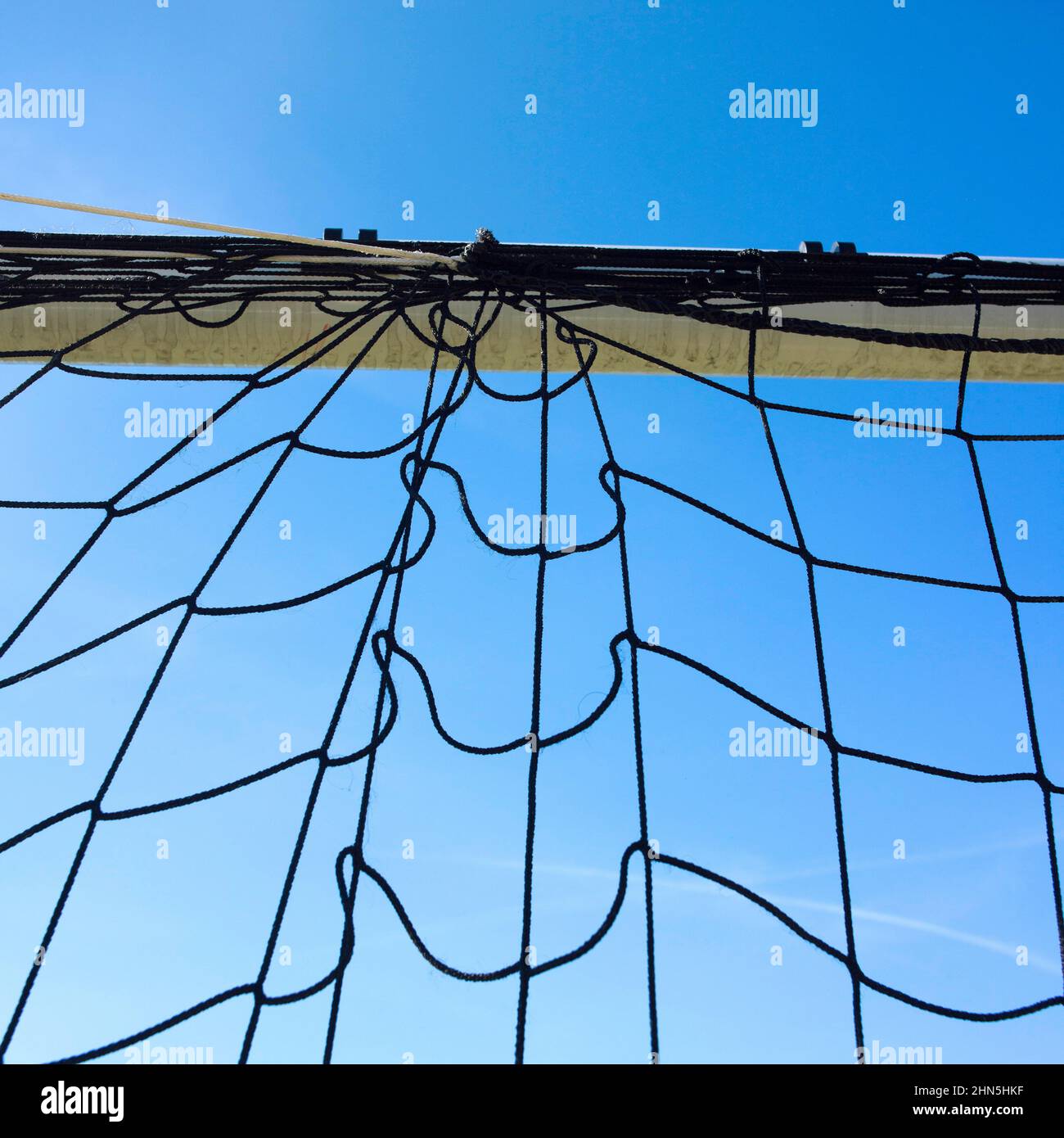 Close up of soccer goal net hi-res stock photography and images - Alamy