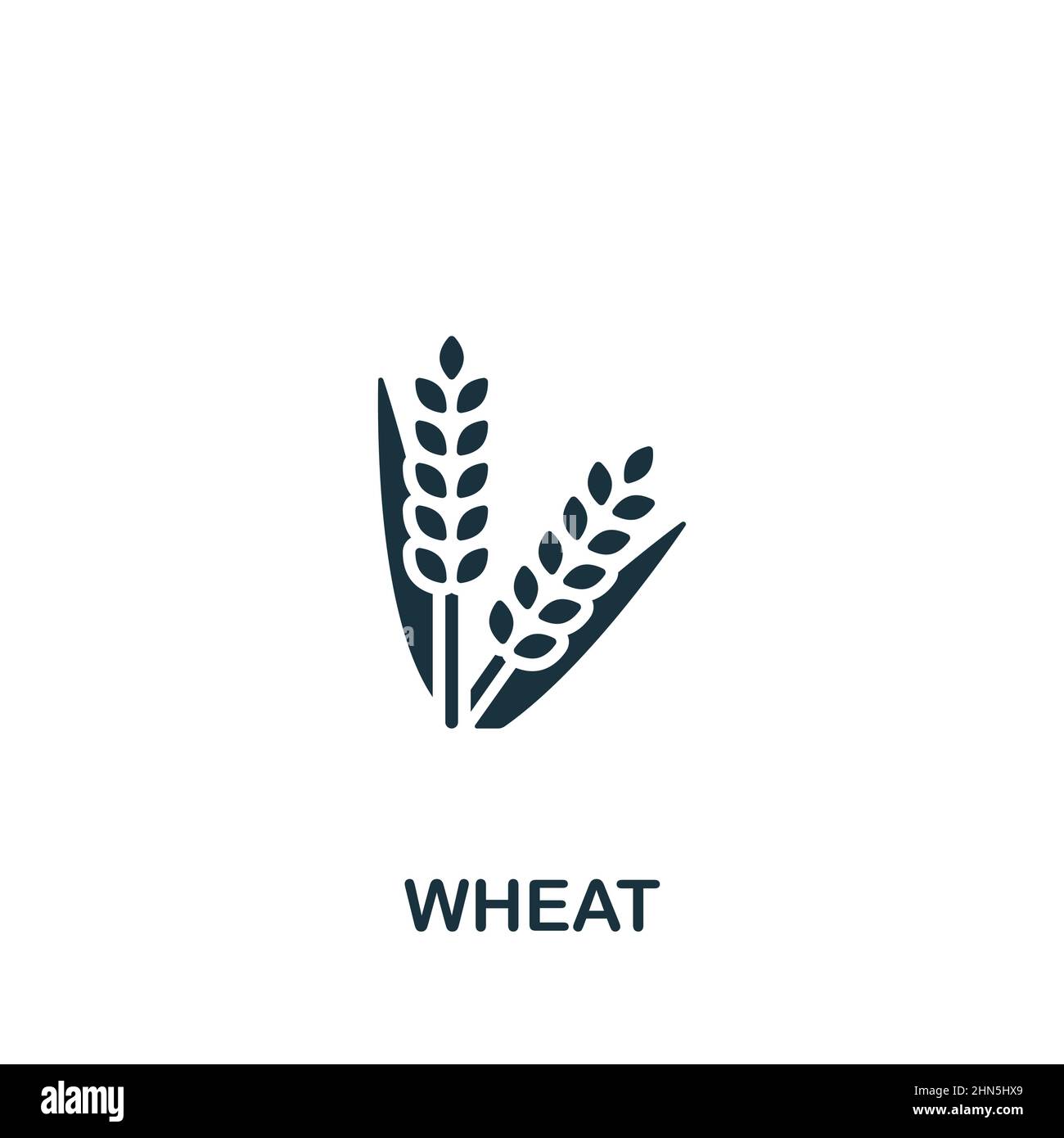 Simple Wheat Icon