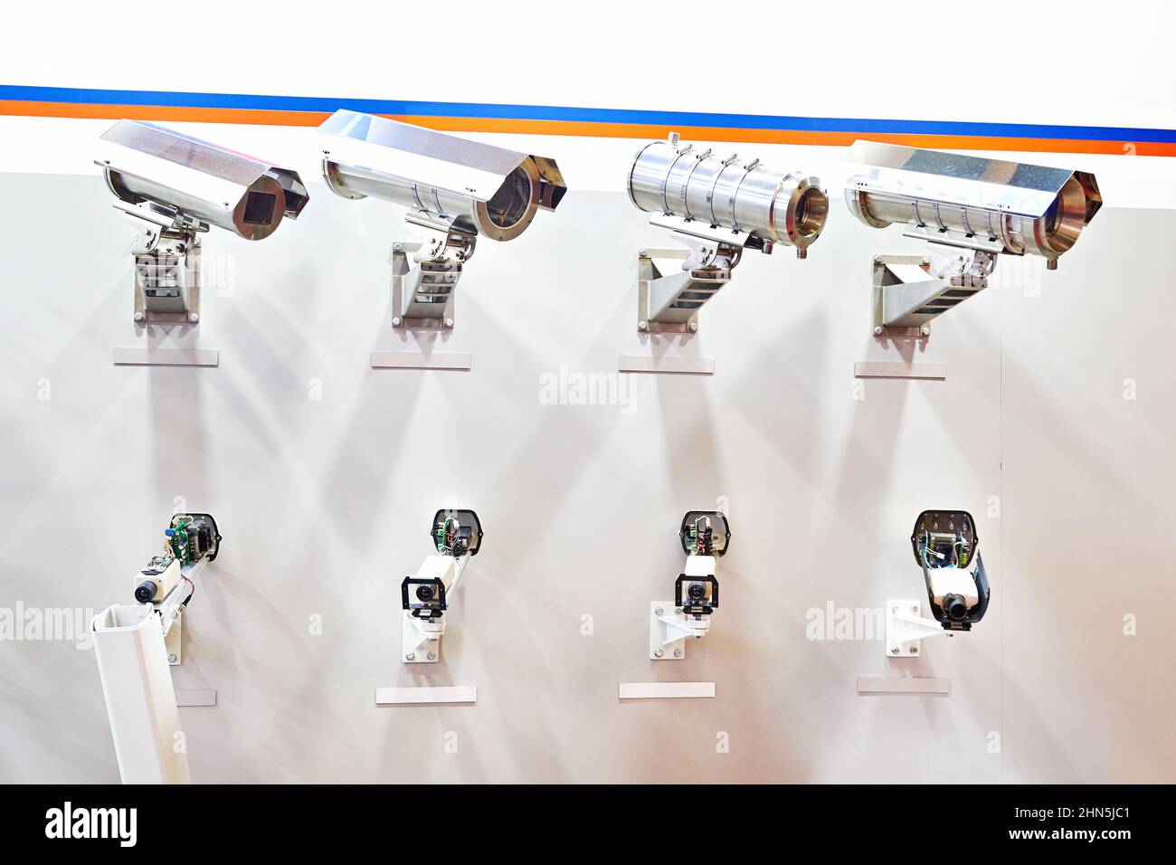 CCTV Cameras with thermo housing Stock Photo - Alamy