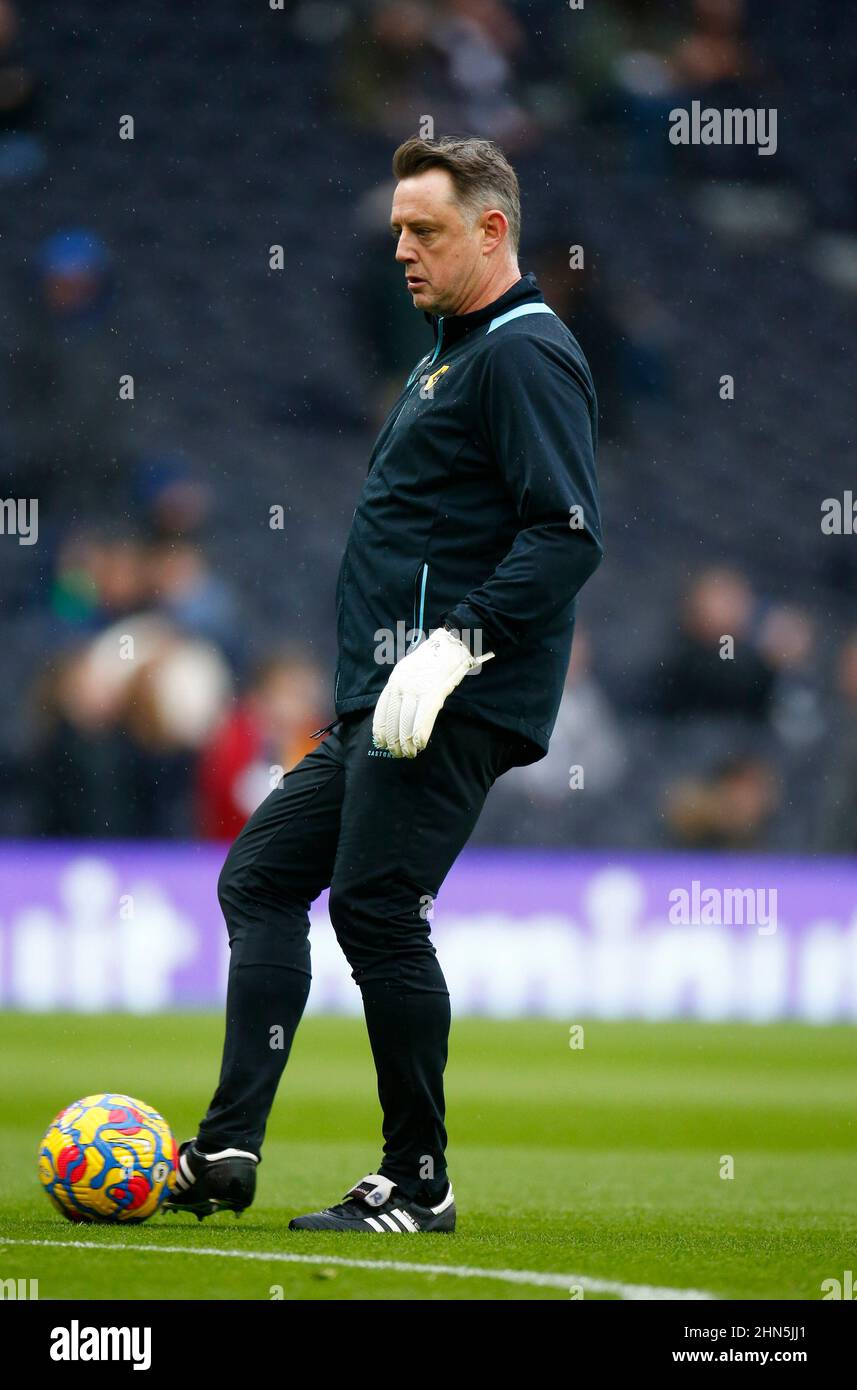 London, England - FEBRUARY 13: Tony Roberts Goalkeeper Coach during the ...