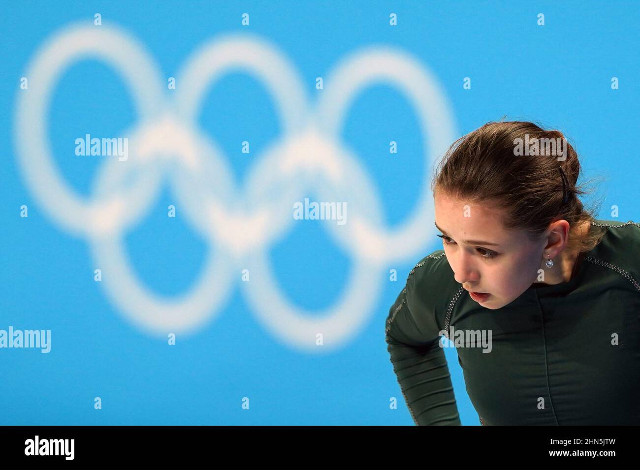 Russian Olympic Committee's Kamila Valieva during the Figure Skating ...