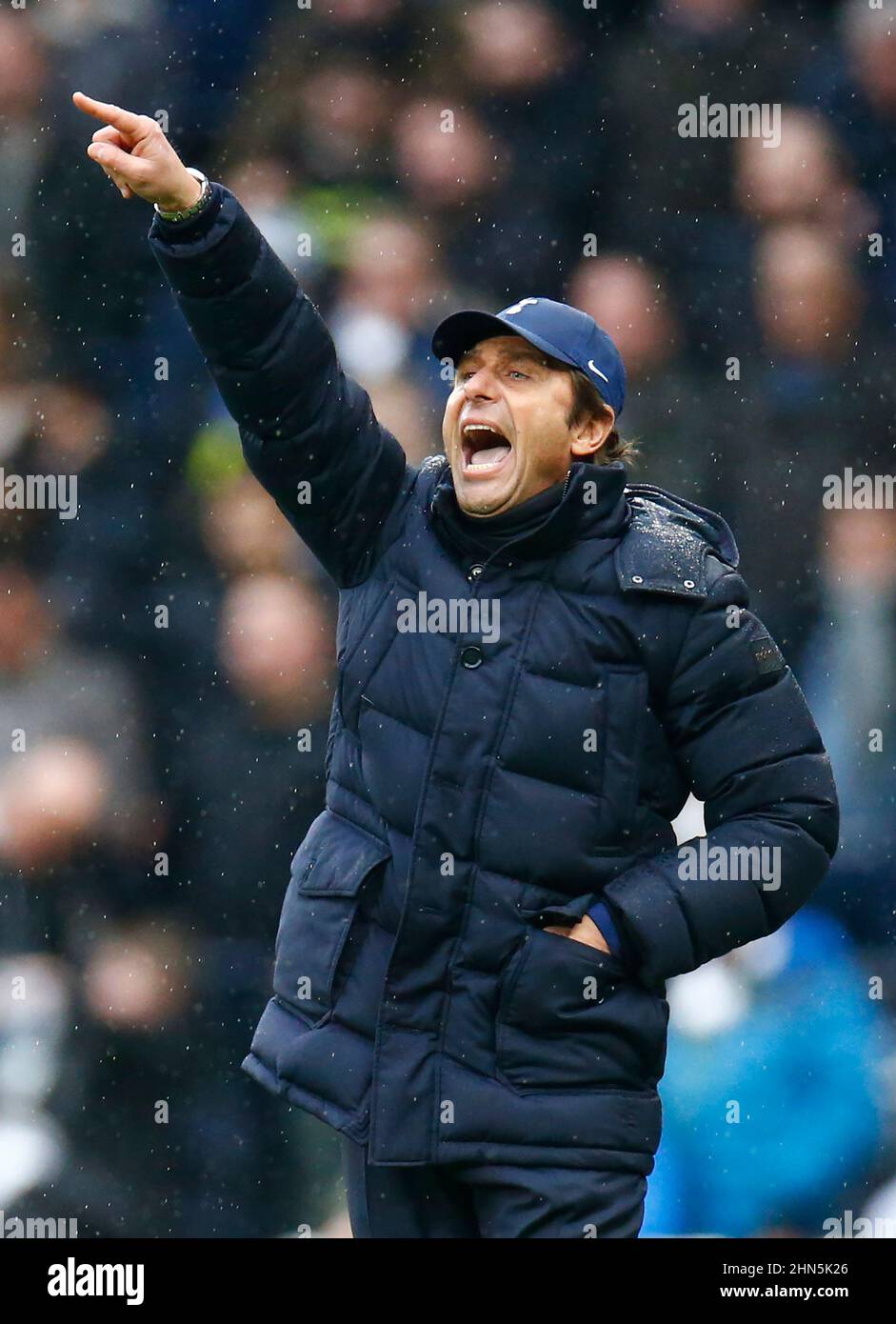 London, England - FEBRUARY 13: Tottenham Hotspur manager Antonio Conte ...