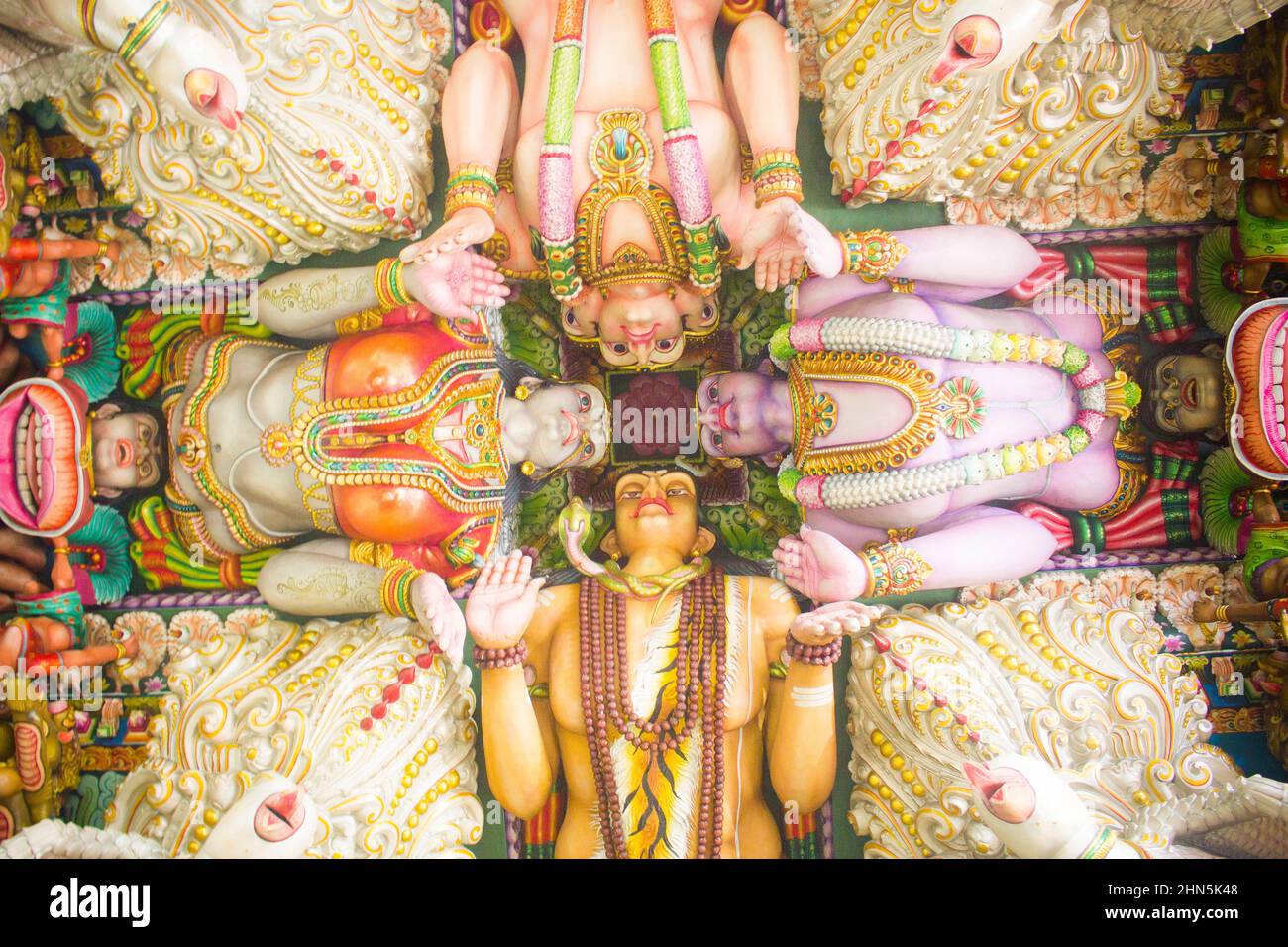 Hindu gods paintings hi-res stock photography and images - Alamy