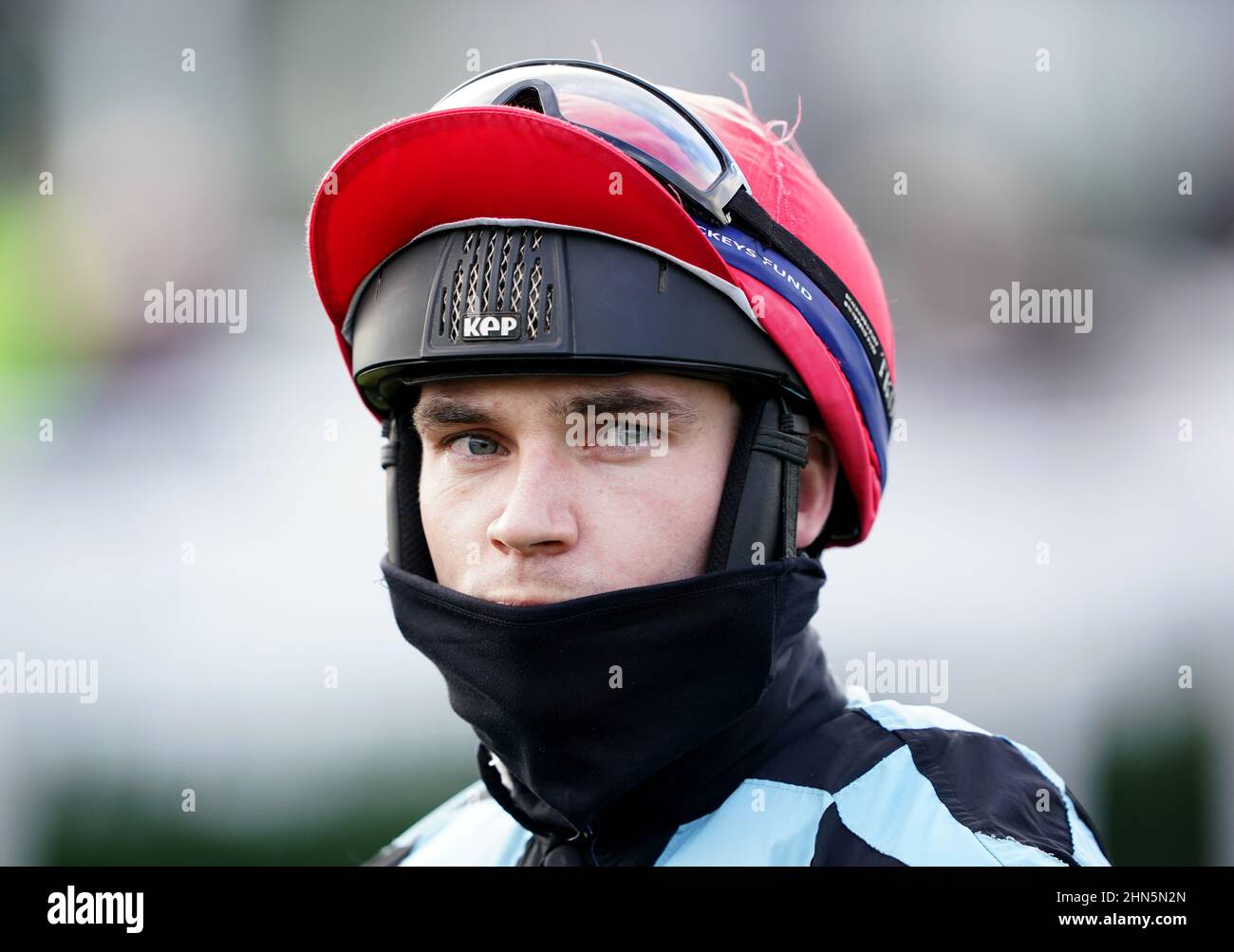 Jockey Jonathan Burke at Catterick Bridge Racecourse. Picture date ...