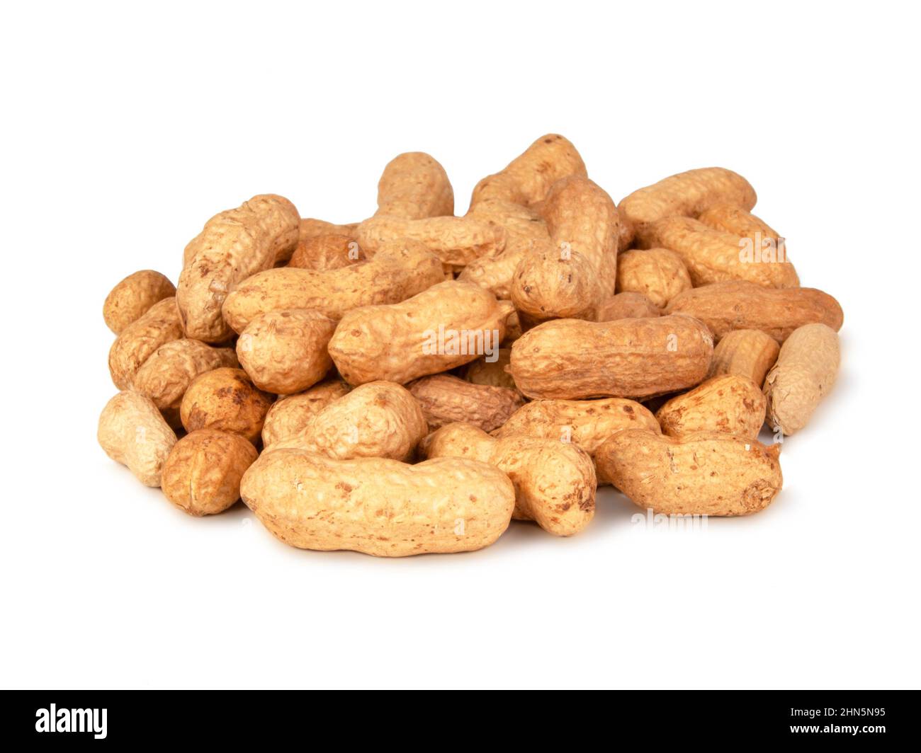 Group of peanuts dry isolated on the white background Stock Photo - Alamy