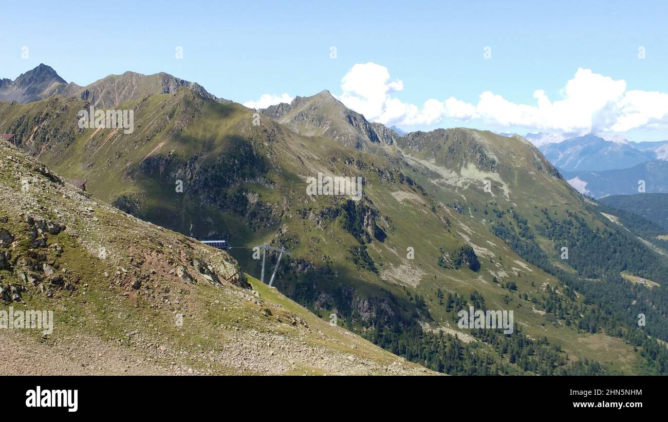 Mountains in the austrian alps Stock Photo - Alamy