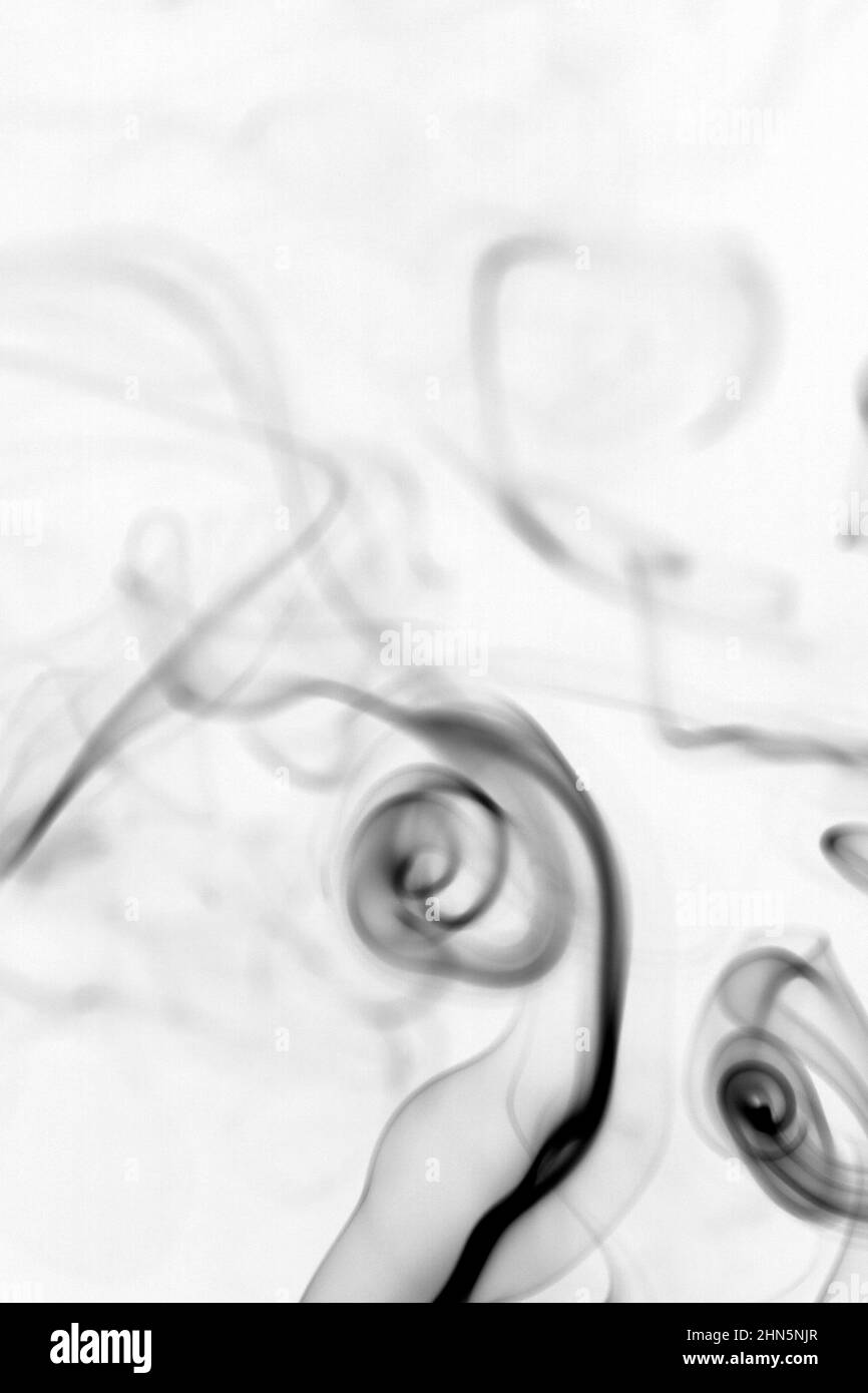 Real colorful smoke on white background. Graphic resource for use with ...