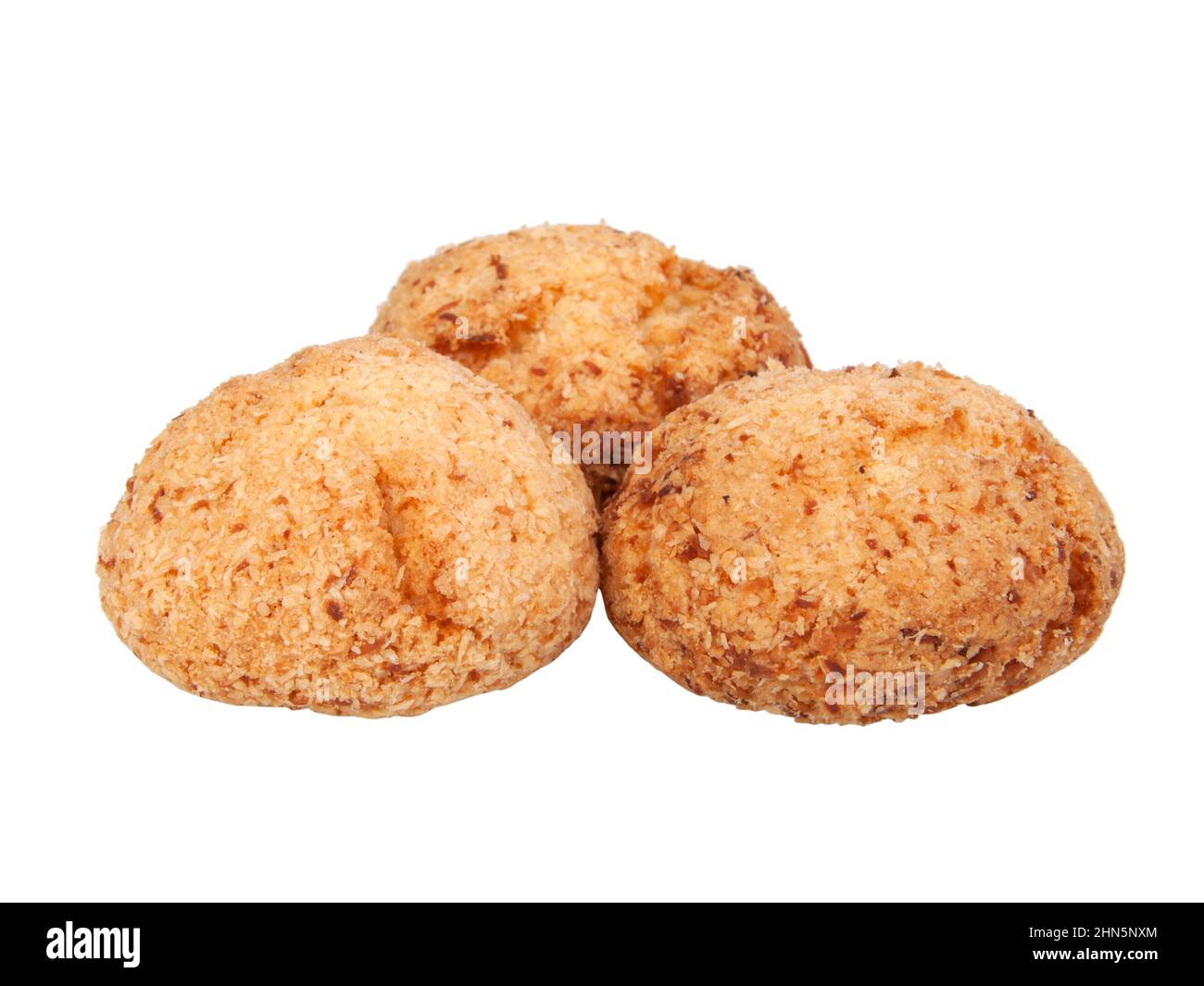 Coconut cookie organic isolated on the white background Stock Photo - Alamy