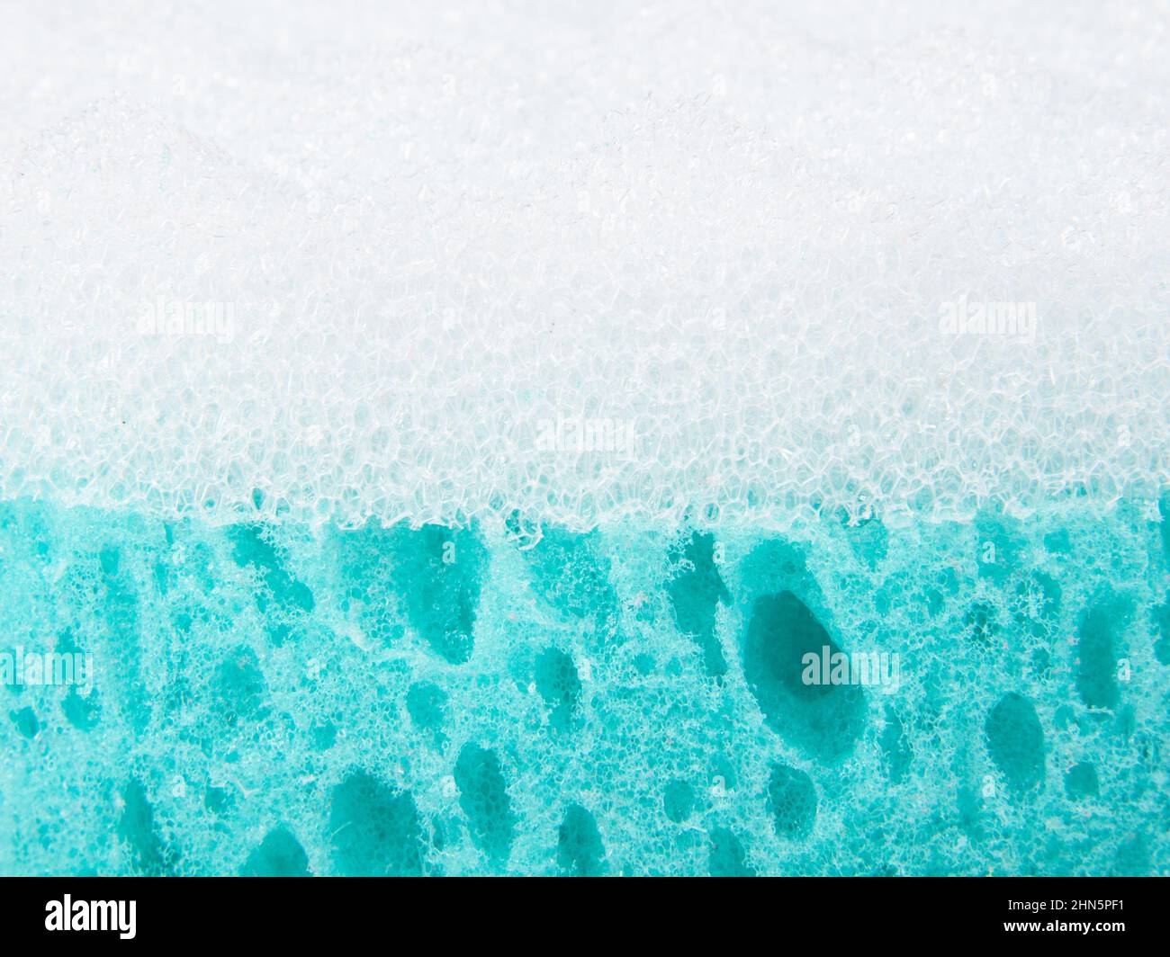 Blue and white bubbly bath sponge structure texture Stock Photo - Alamy
