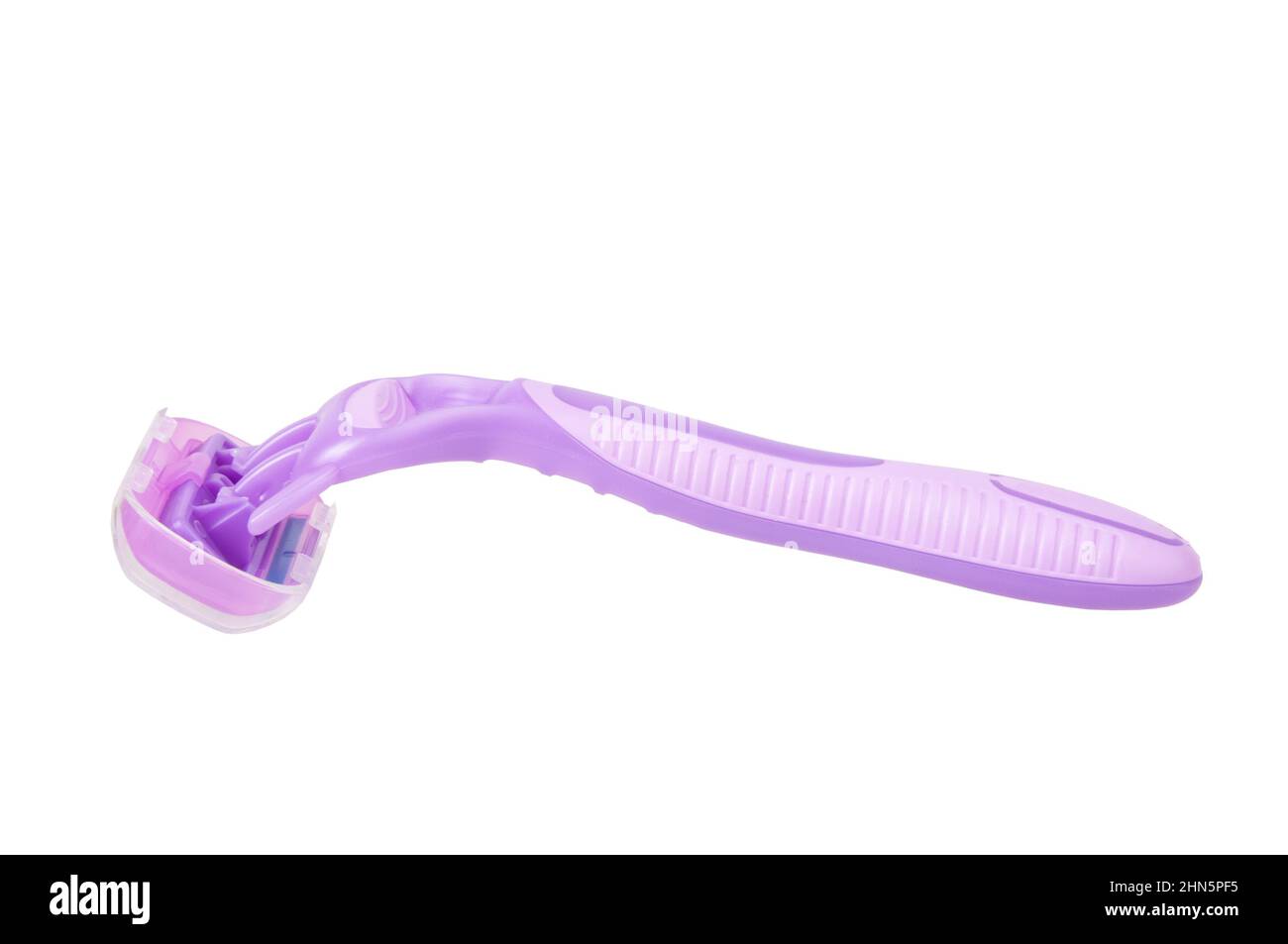Violet lady razor for shaving isolated on the white background Stock ...