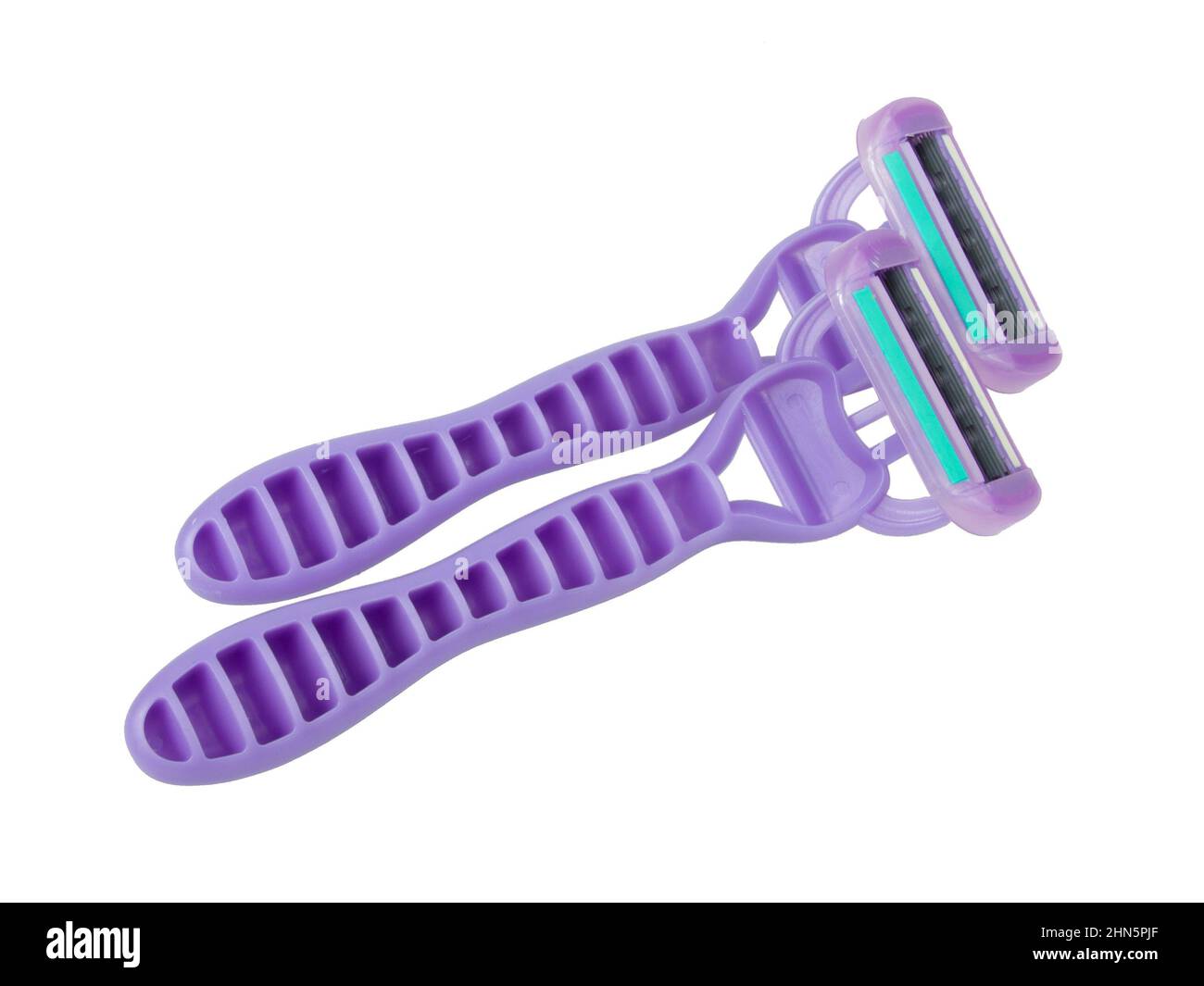 Lady razor for shaving isolated on the white background Stock Photo - Alamy