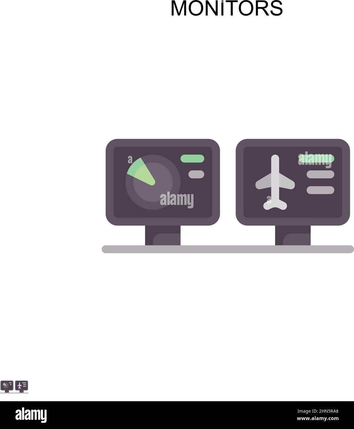 Monitoring monitors Stock Vector Images - Alamy