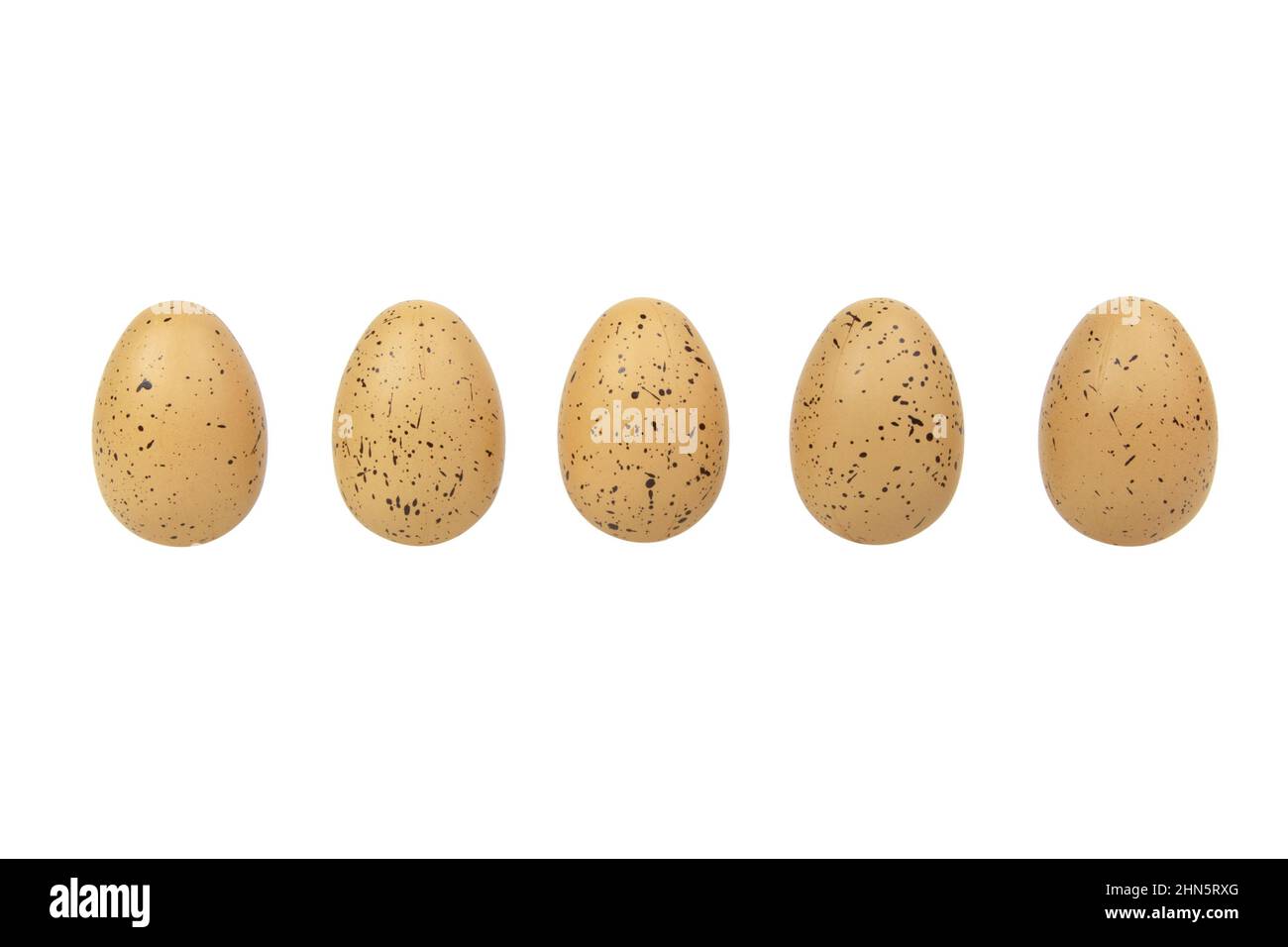 Chicken eggs in dots for easter isolated on the white background Stock ...