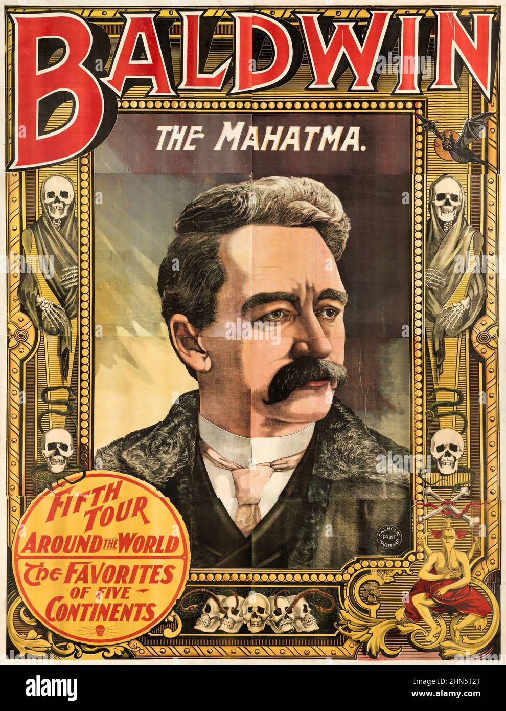 Baldwin the Mahatma (c. 1898) Fifth Tour around The World. The ...