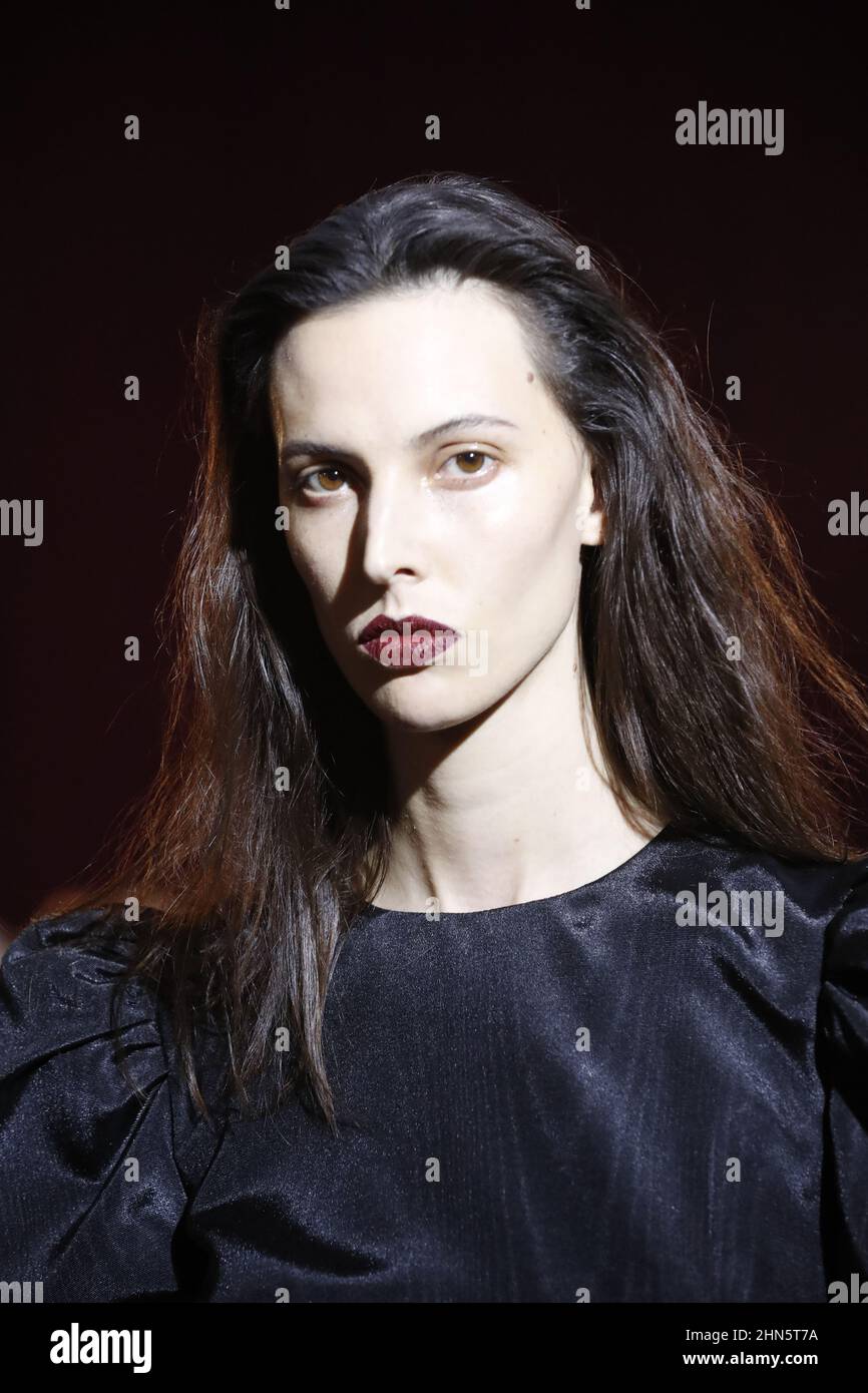 Model Ruby Aldridge walks on the runway at the Puppets and Puppets ...