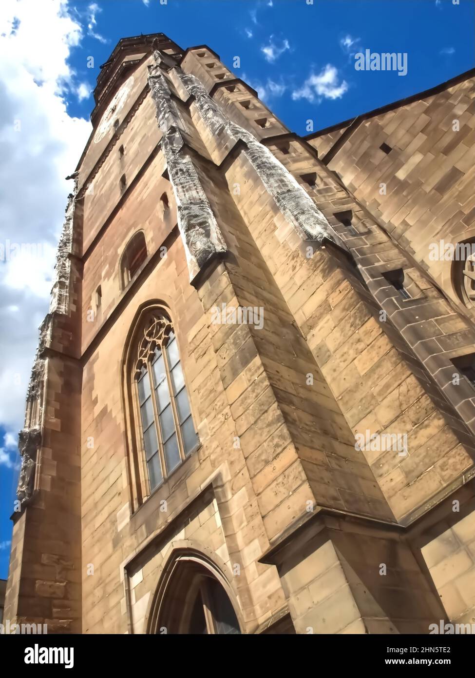 Church Stiftskirche in the city center of Stuttgart Stock Photo - Alamy