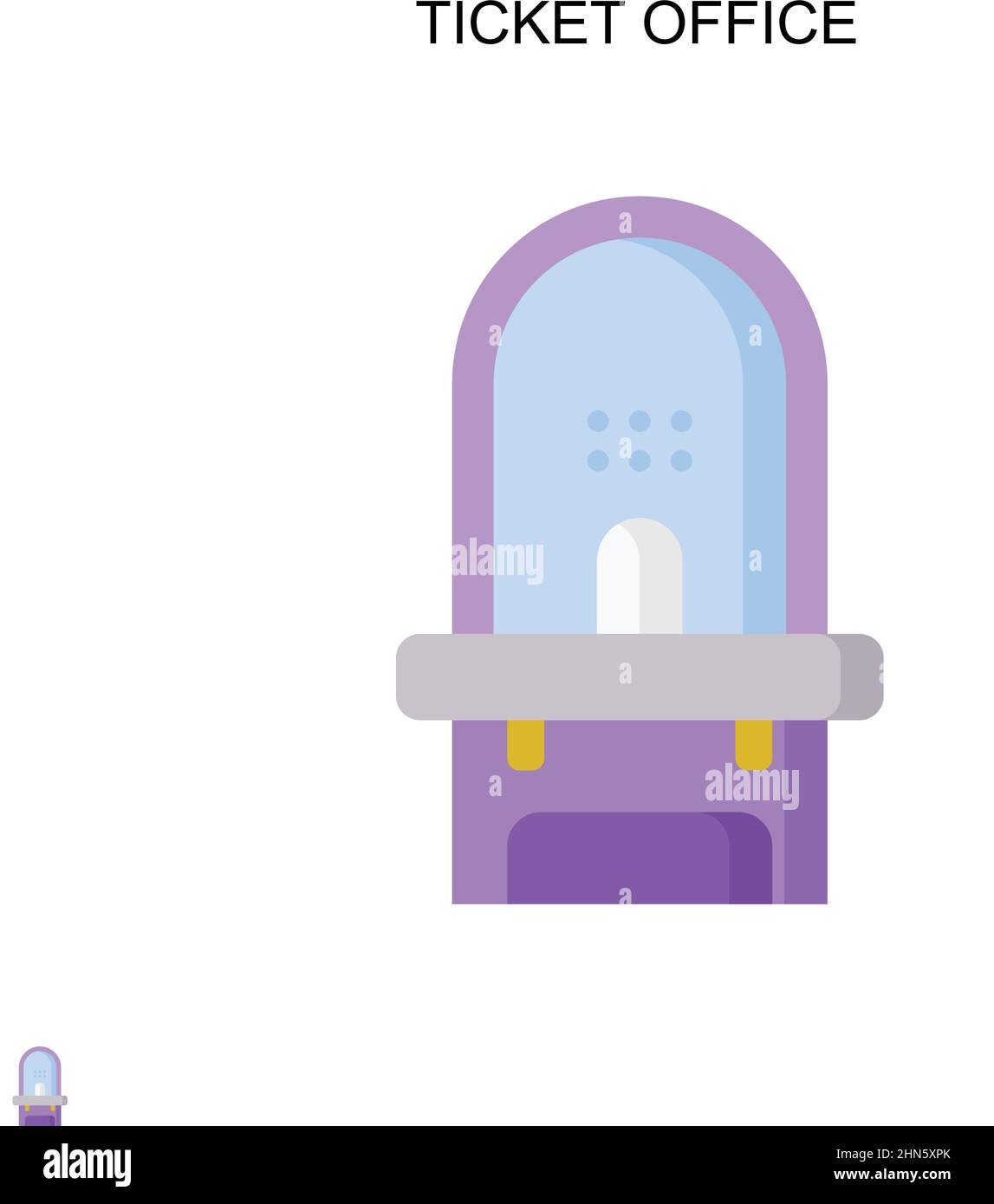 Box counter cashier ticket Stock Vector Images - Alamy