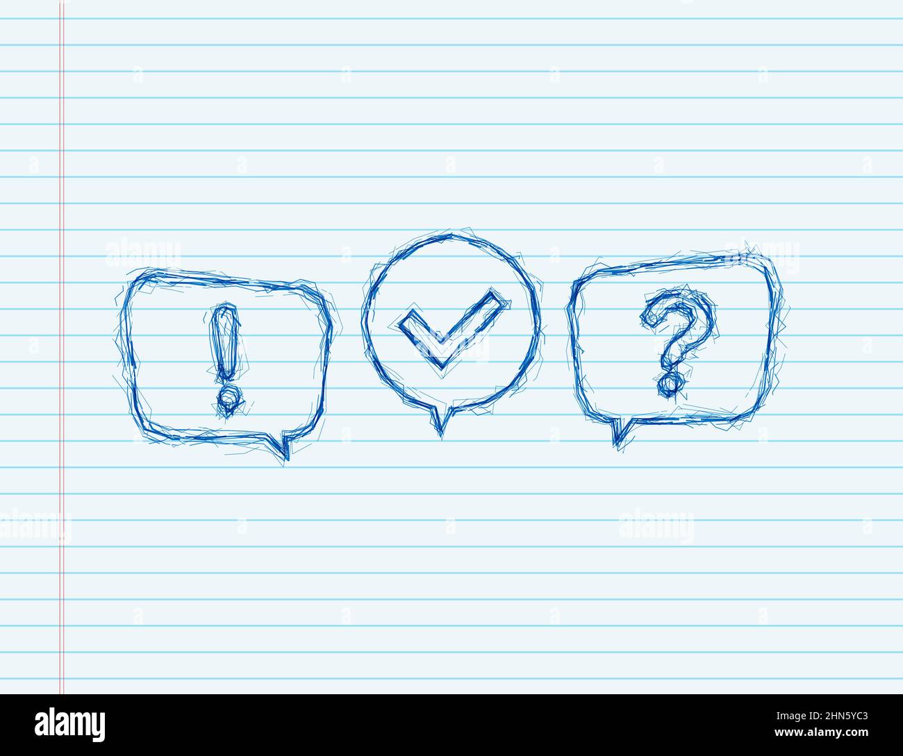 Quiz logo with speech bubble symbols, concept of questionnaire show ...