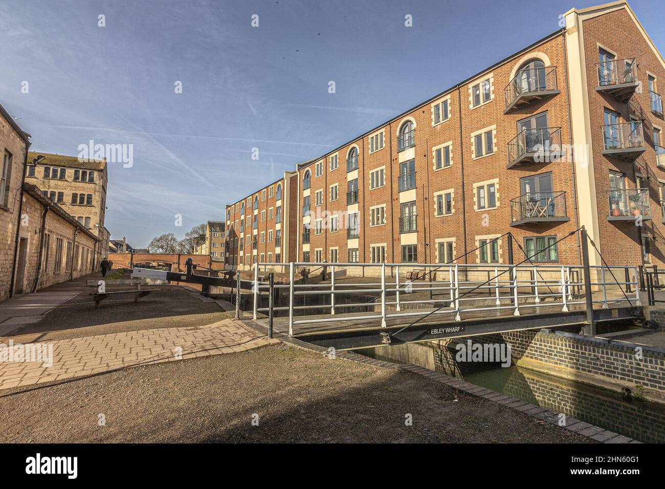 Thames and Severn way at Ebley Wharf, Stroud, England Stock Photo - Alamy