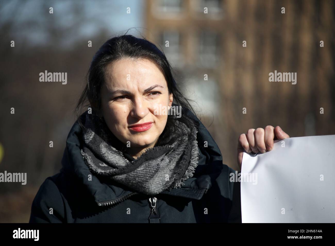 KYIV, UKRAINE - FEBRUARY 14, 2022 - Chair of the Board of the Ants ...