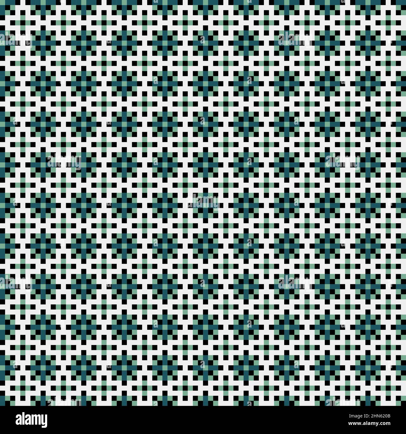 Abstract Cross-Pattern Dotted generative computational art illustration ...