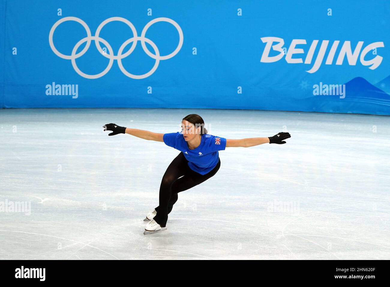 Great Britain's Natasha McKay during the Figure Skating training ...
