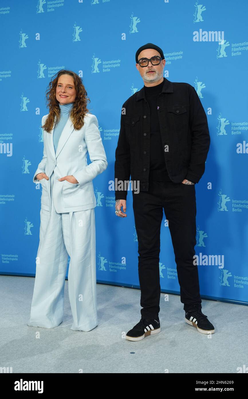 Berlin, Germany. 14th Feb, 2022. Actress Anne Ratte-Polle and director ...