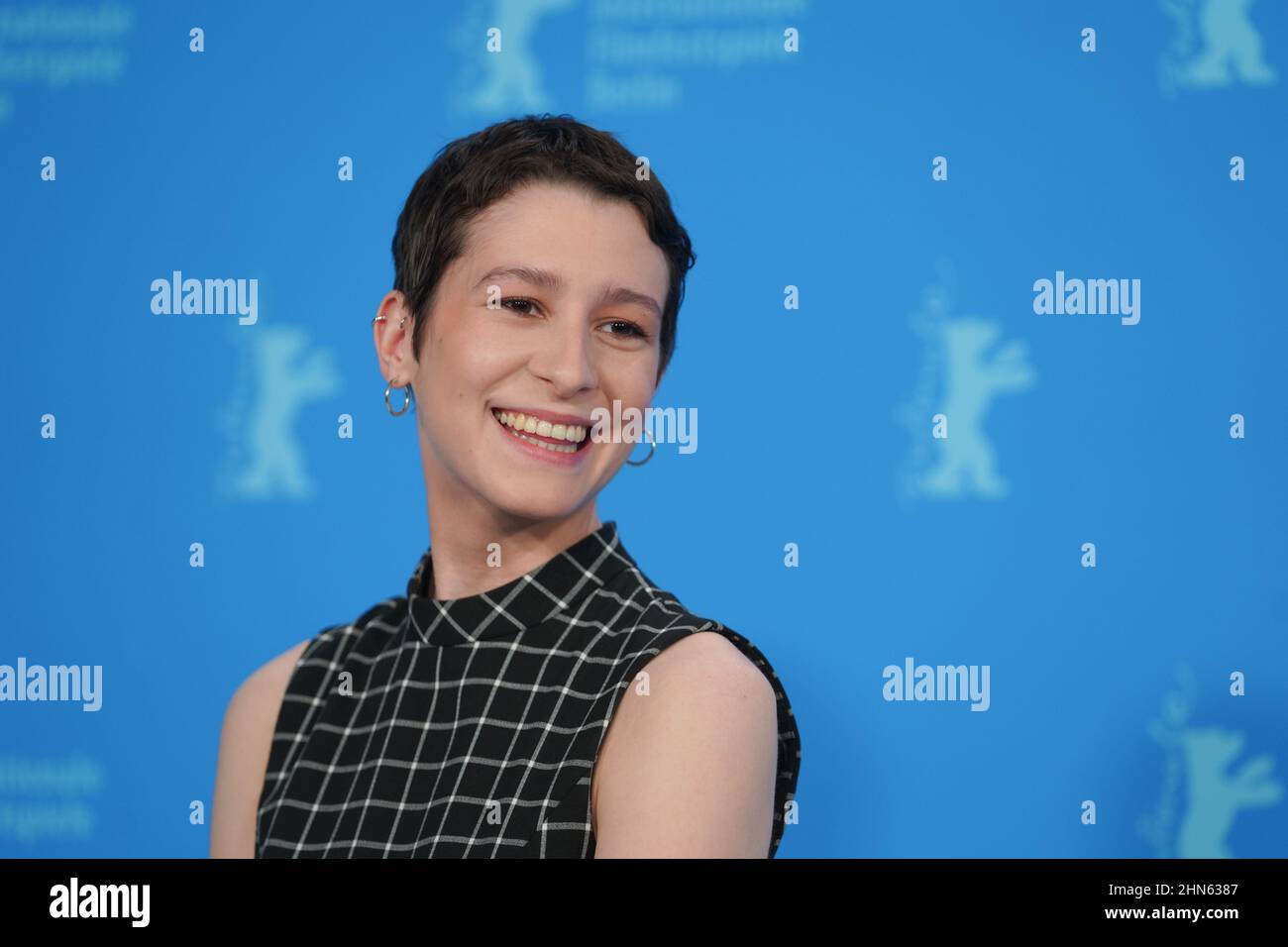 Berlin, Germany. 14th Feb, 2022. The actress Aude Mathieu, taken at the ...