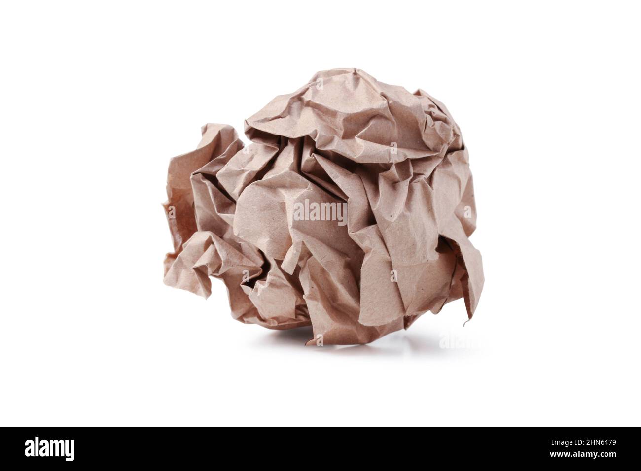 Crumpled sheet of parchment paper isolated on white Stock Photo - Alamy