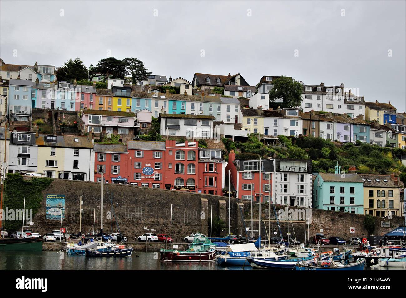 Brixham, The English Riviera, in Devon, England Stock Photo - Alamy