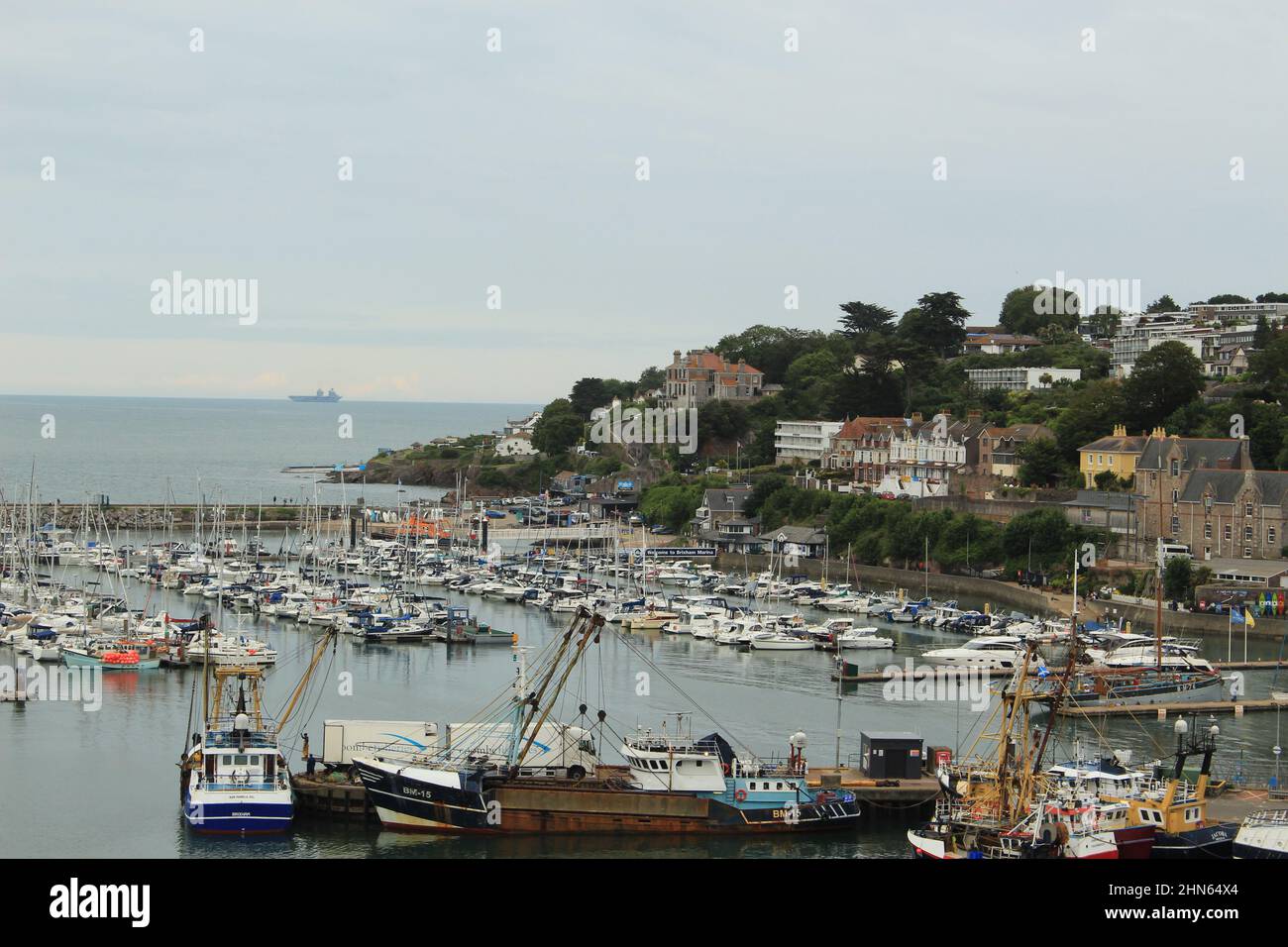 Brixham, The English Riviera, in Devon, England Stock Photo - Alamy