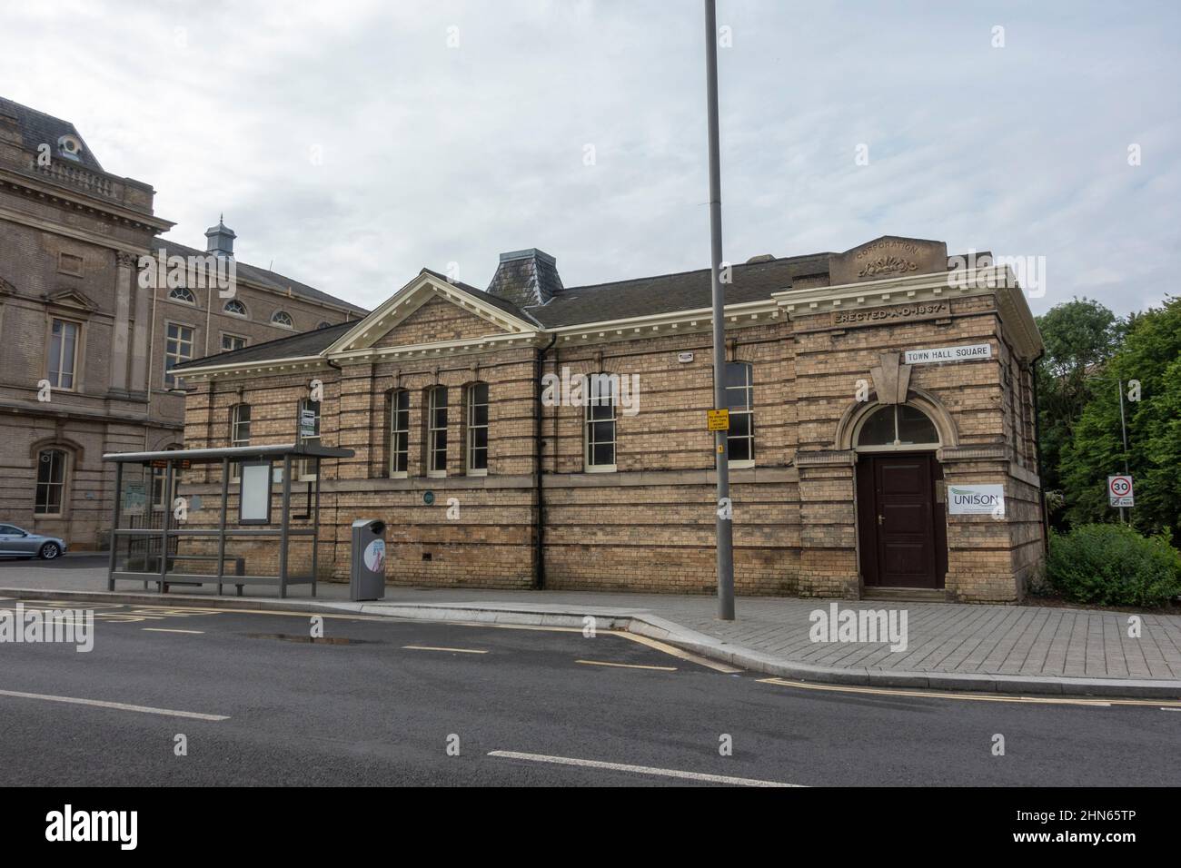 Town Hall Chambers, now a UNISON office on Town Hall Square in Grimsby ...