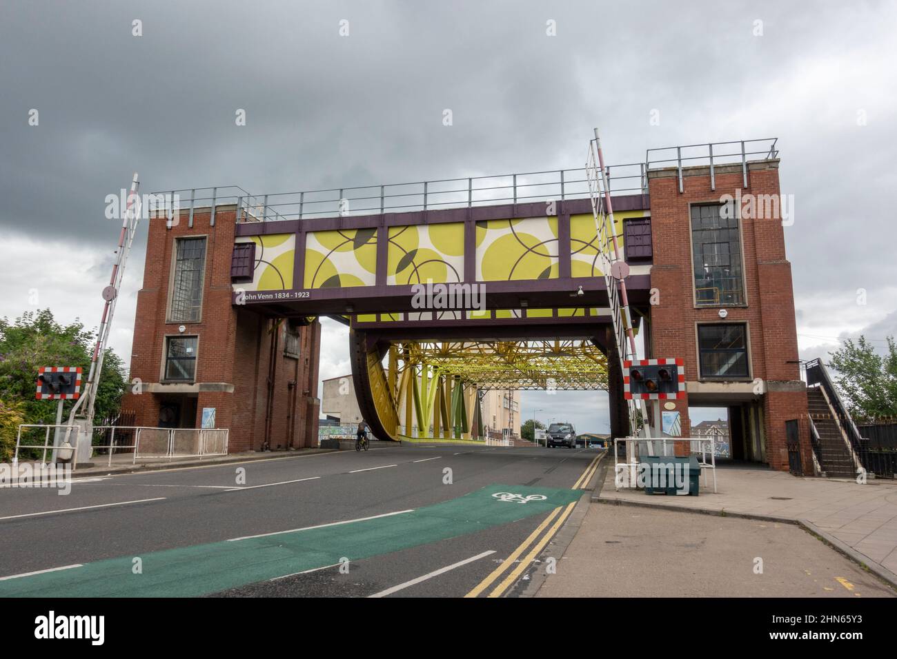 The Drypool Bridge, a Scherzer Rolling Bascule Bridge in Kingston upon ...