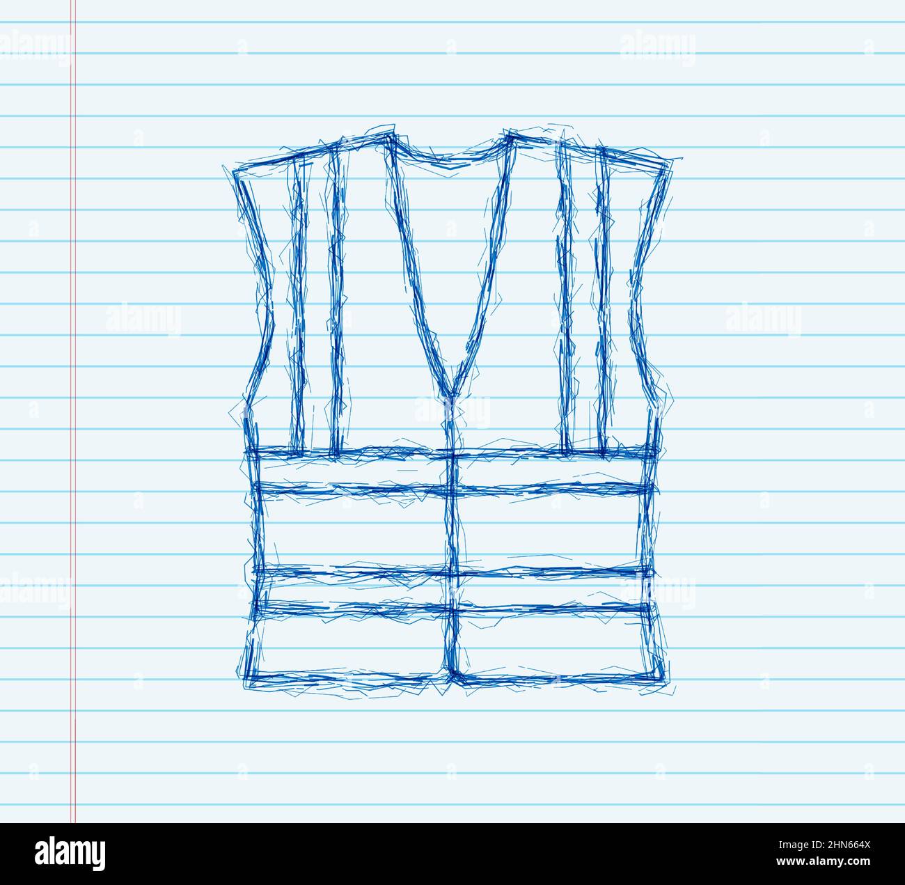 Safety Jacket Sketch at Evelyn Lowman blog