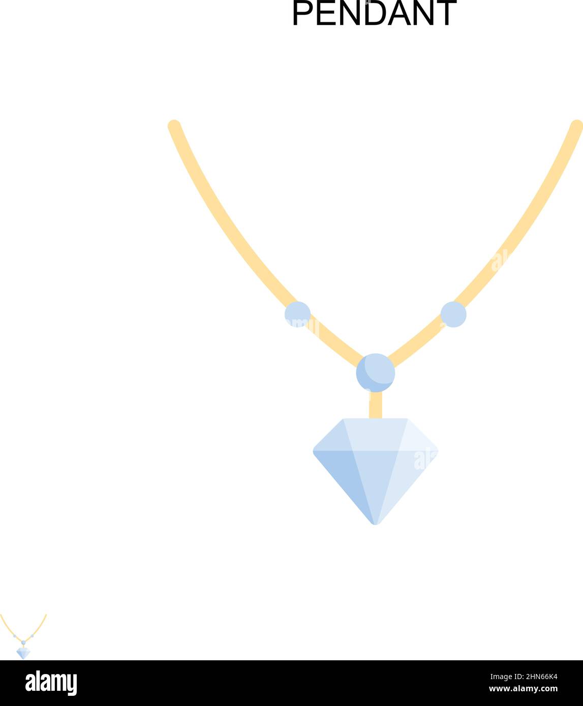 Pendant Simple vector icon. Illustration symbol design template for web ...