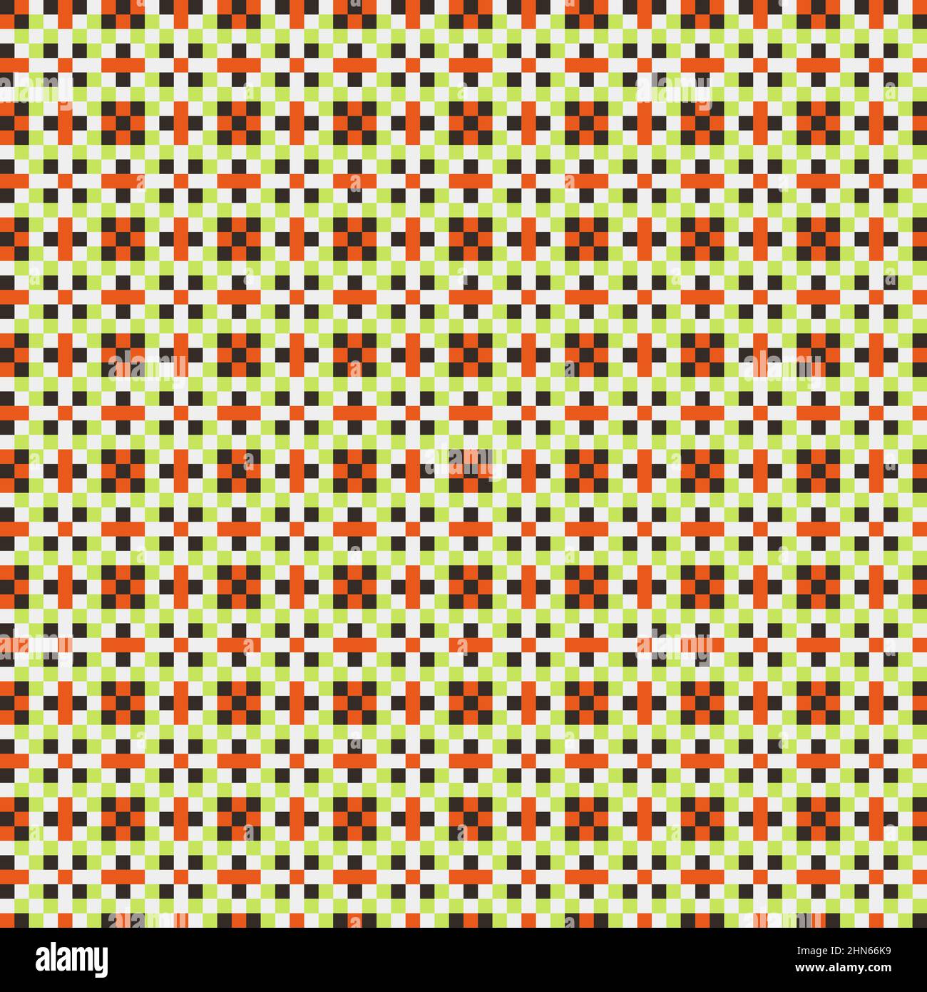 Abstract Cross Pattern Dotted Generative Computational Art Illustration