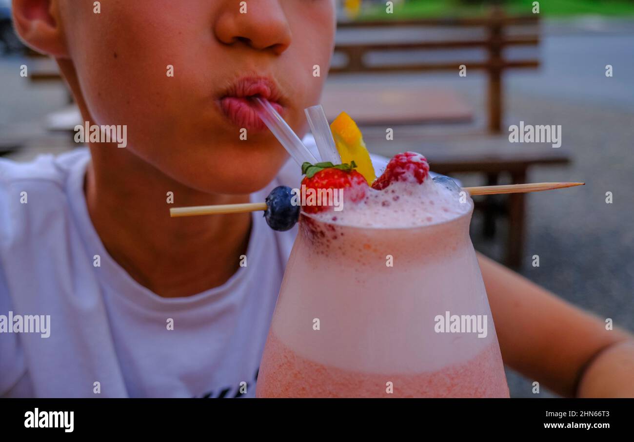 Kid cocktail hi-res stock photography and images - Alamy