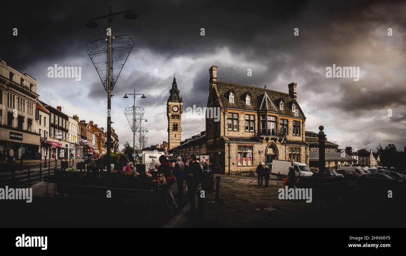 Clock tower darlington town centre hi-res stock photography and images ...