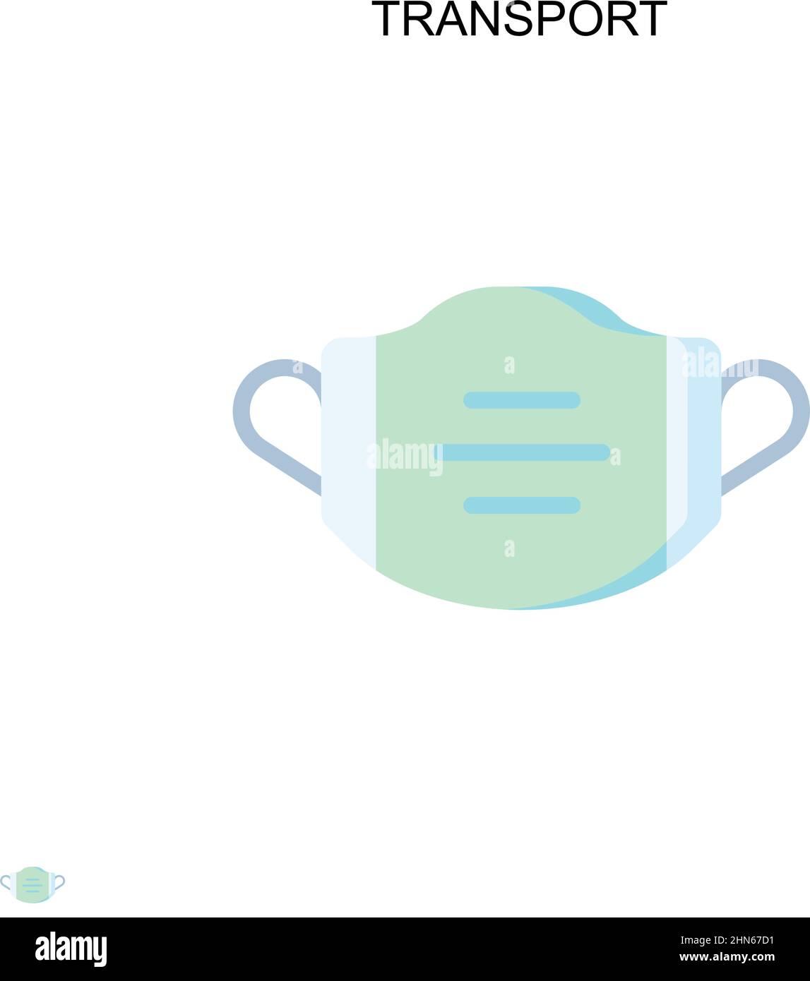 Transport Simple vector icon. Illustration symbol design template for ...