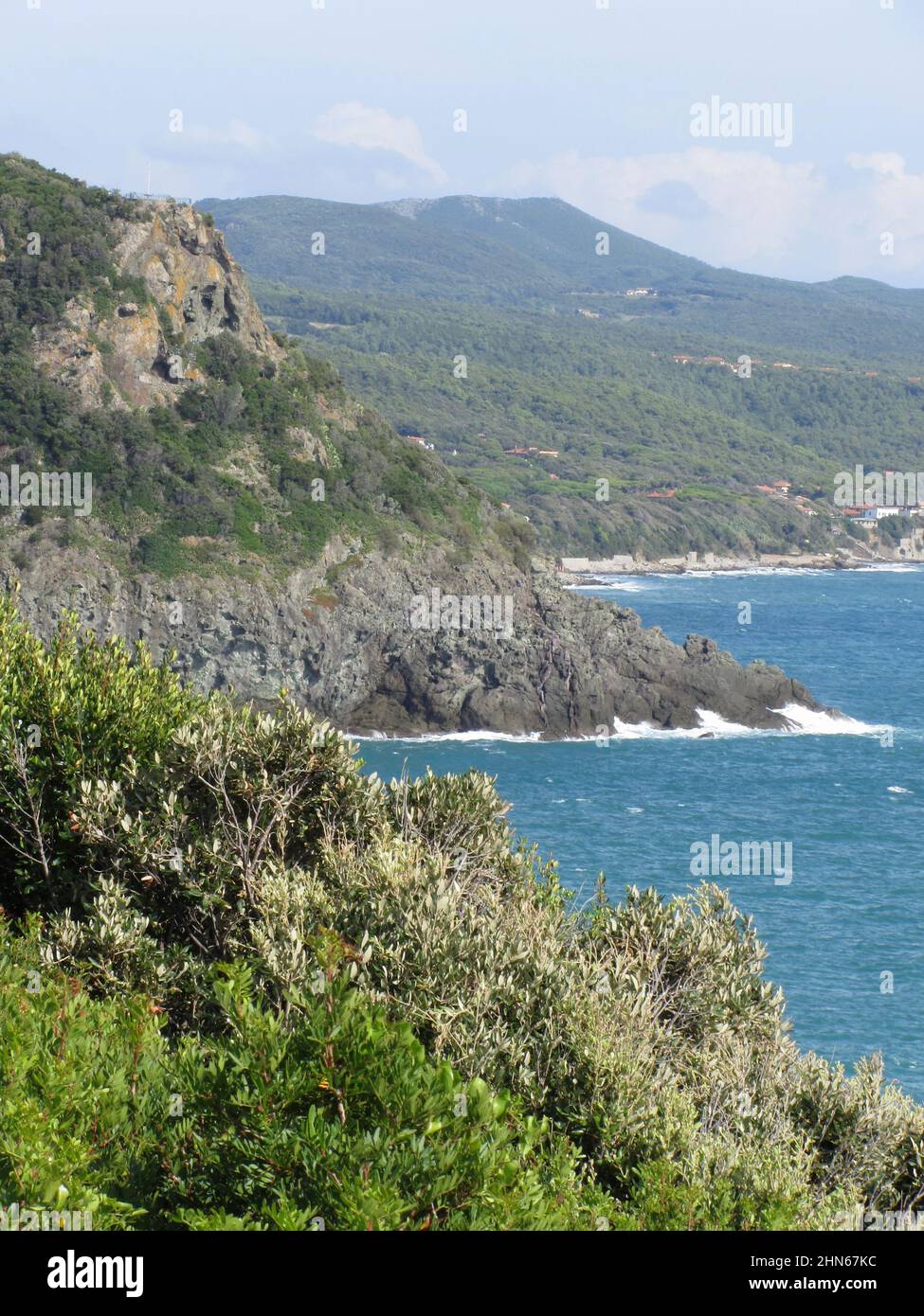 Mediterranean sea along Tuscan coastline Stock Photo - Alamy